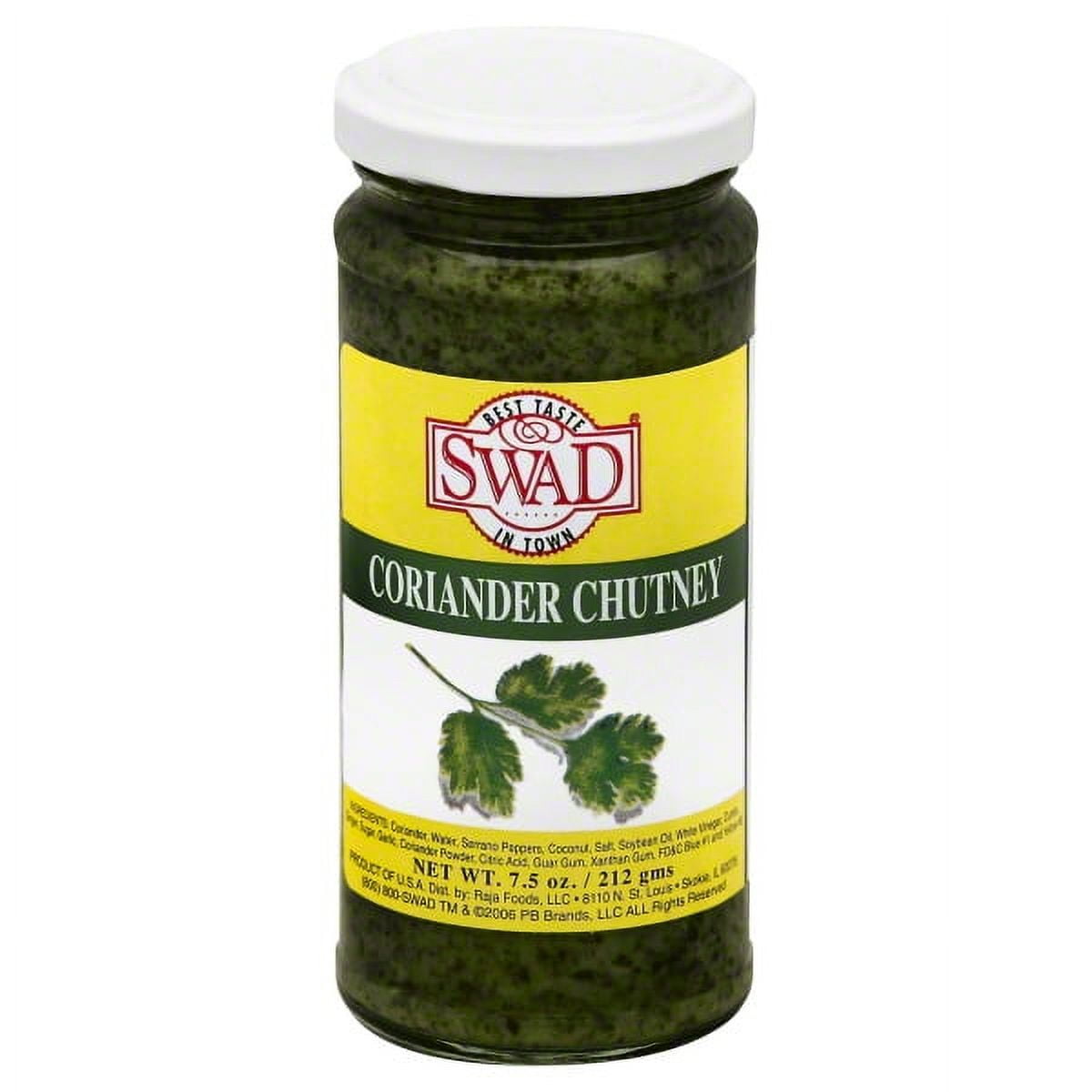 SWAD, CHUTNEY CORIANDER, 7.5 OZ, (Pack of 12) - Walmart.com