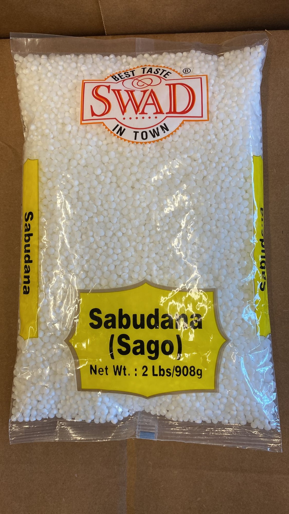 SWAD Sabudana (Sago) Tapioca Pearls - 2lb (908g) - Walmart.com