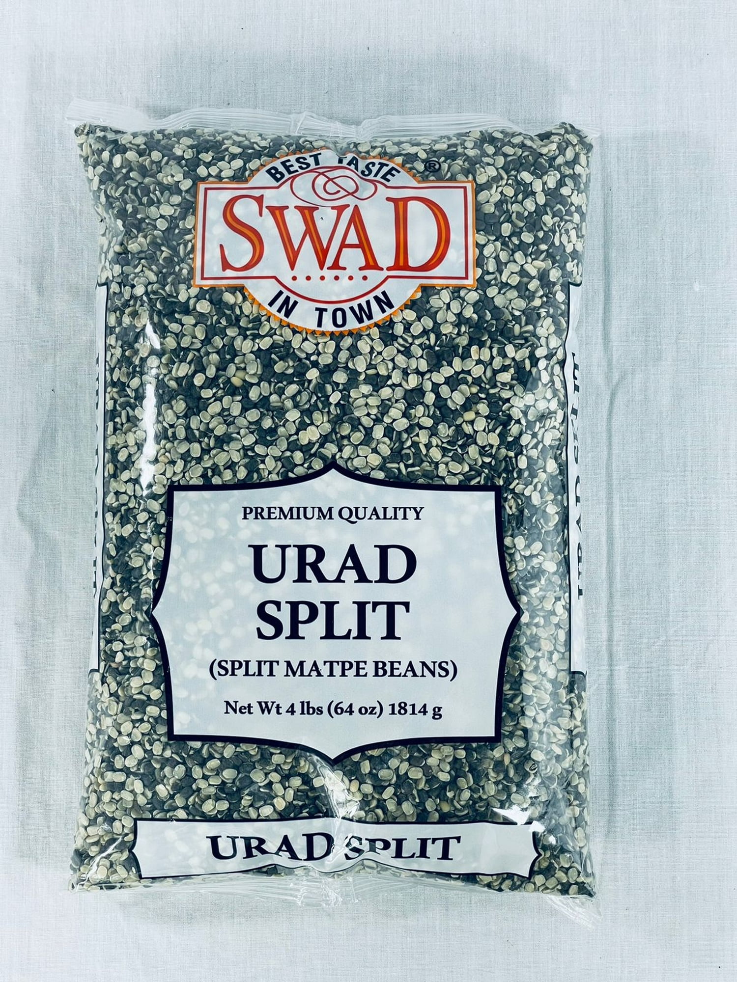 SWAD Split Matpe Beans Urad Split - 4lbs (1.81kg) - Walmart.com