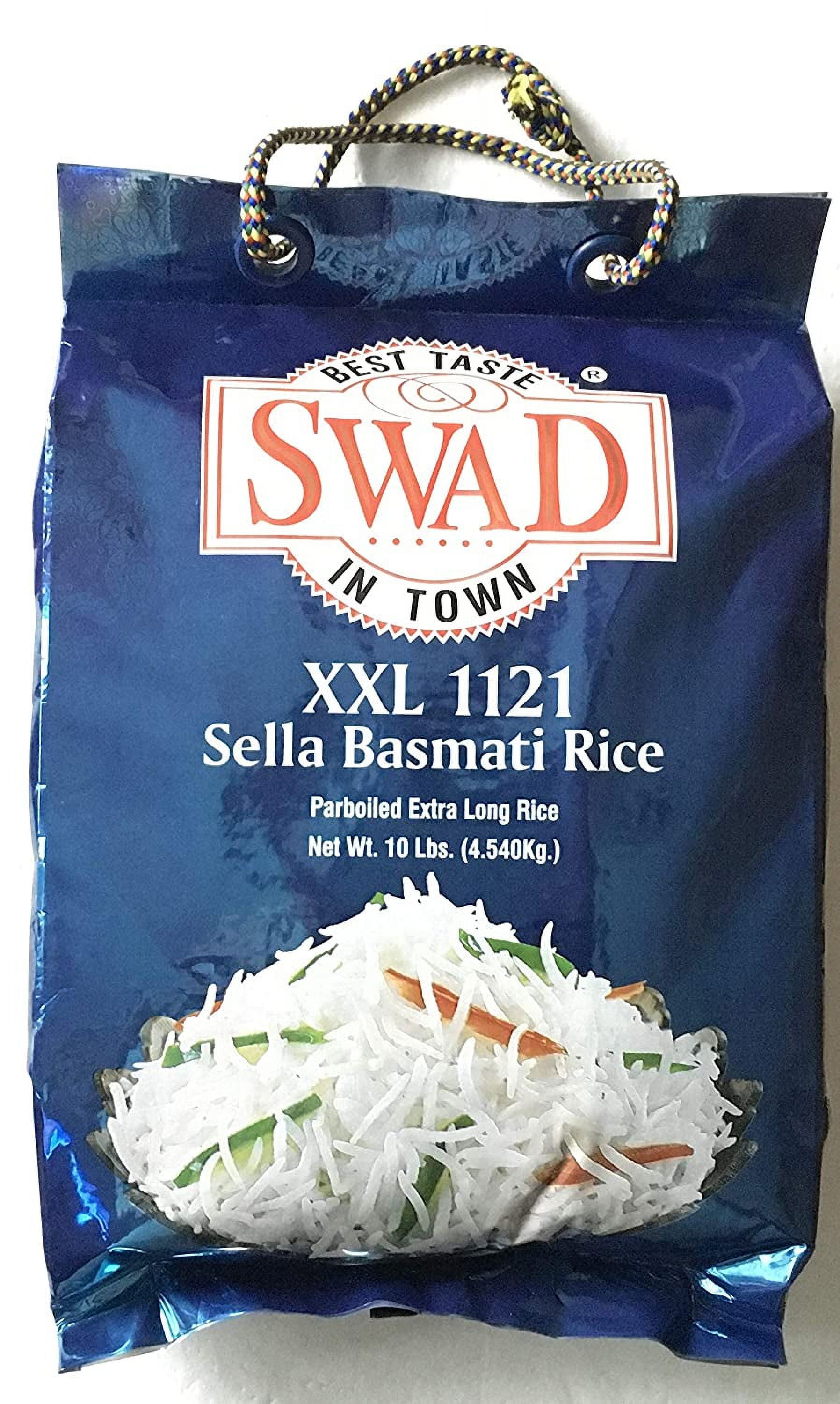 SWAD XXL 1121 Sella Basmati Rice Parboiled Extra Long - 10 Pound ...