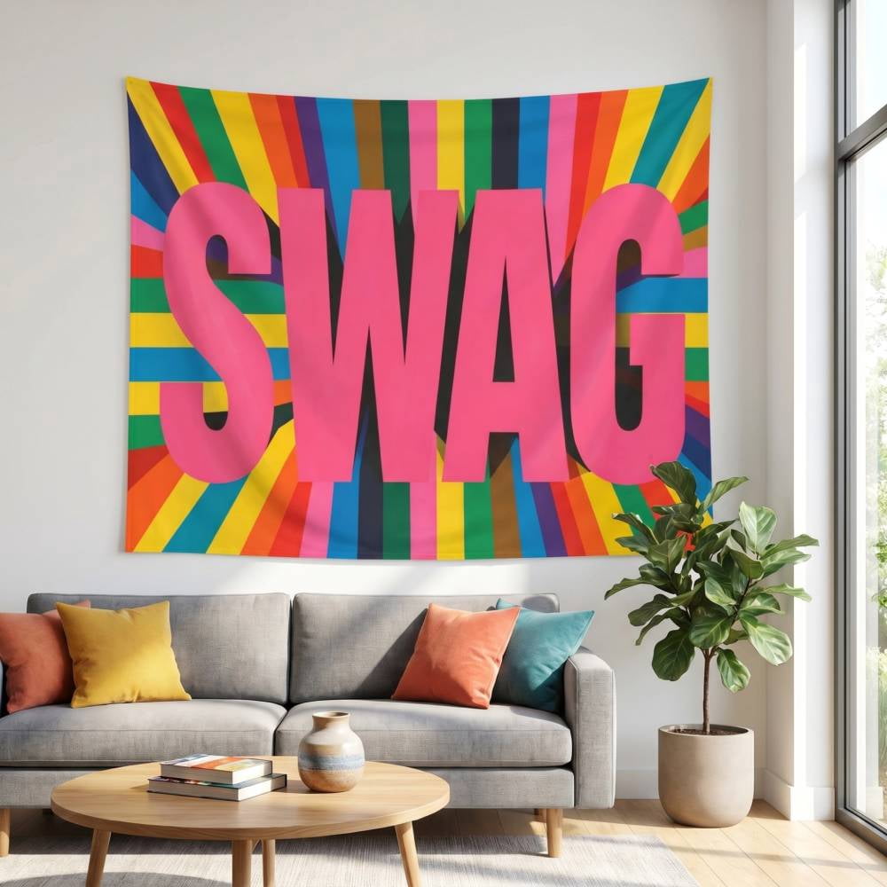 SWAG Trendy Pattern Tapestry Lightweight Perfect For Living Room ...