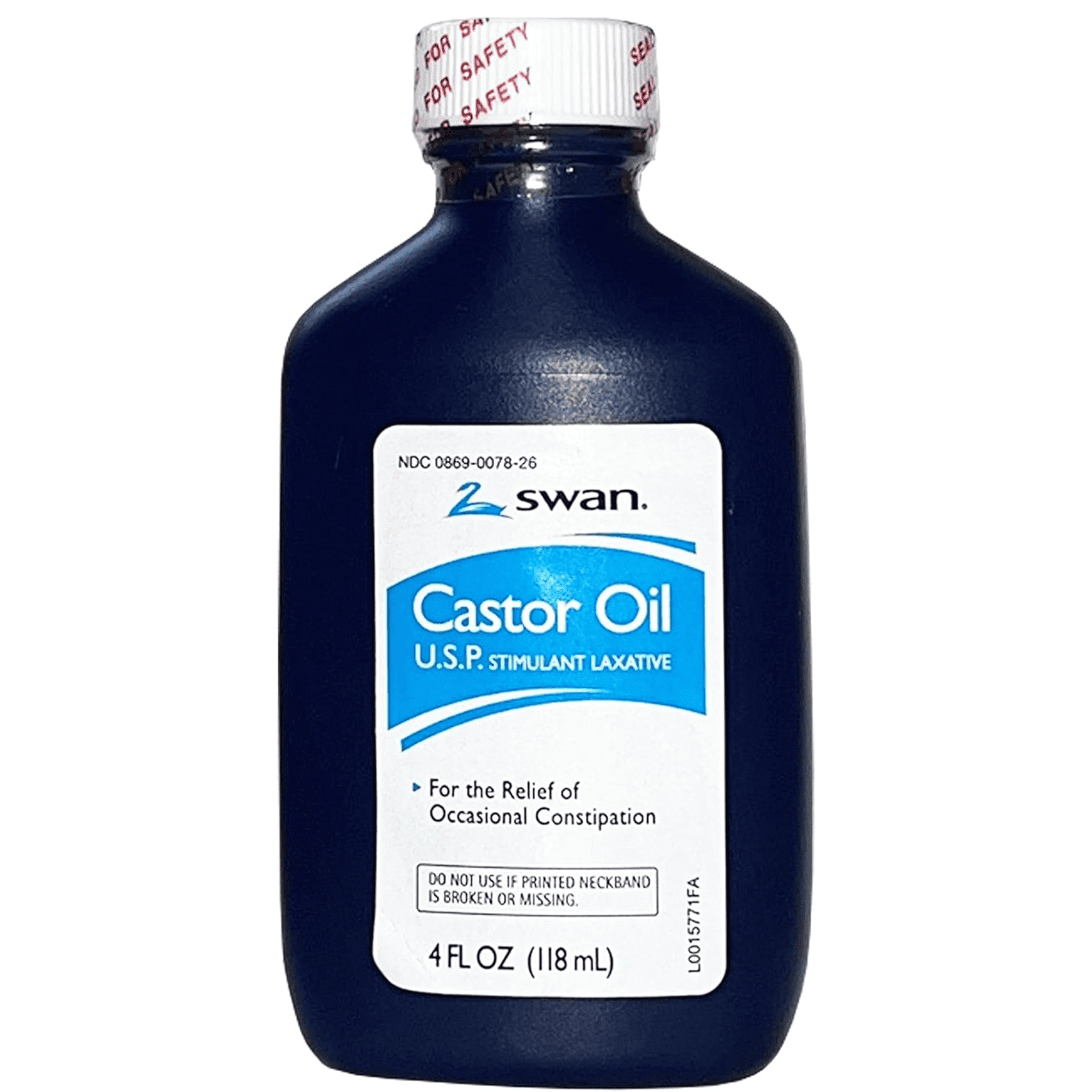 SWAN Castor Oil USP 100% Stimulant Laxative For Relief Of Occasional ...