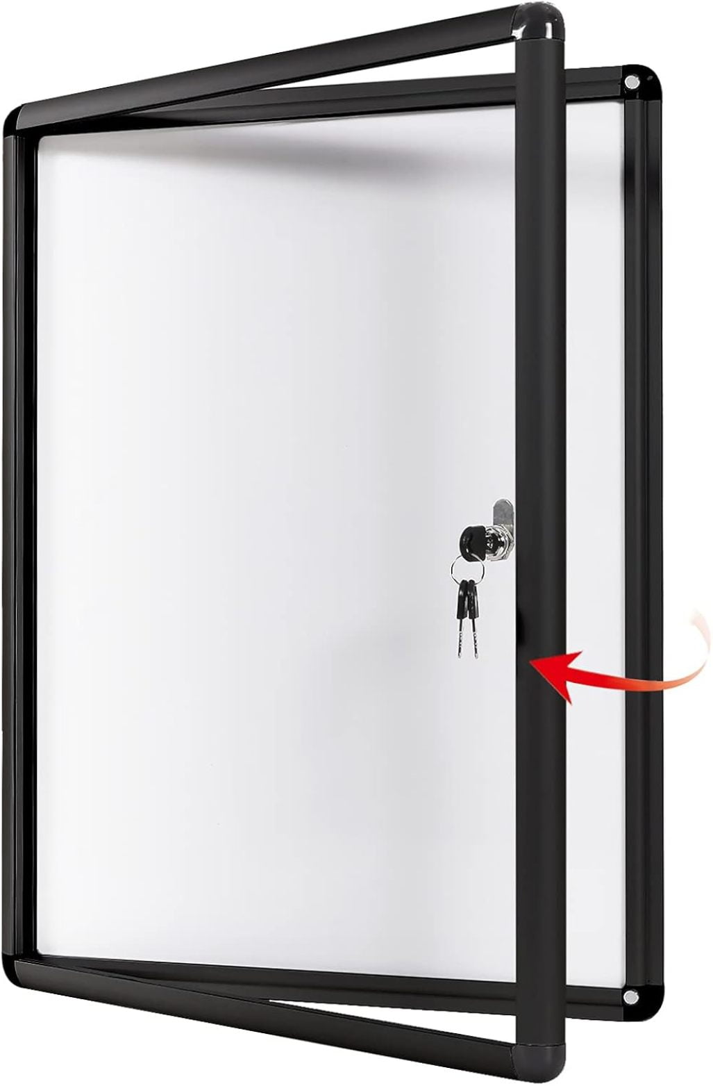 SWANCROWN Enclosed Notice Board Magnetic Bulletin Boards for Office ...