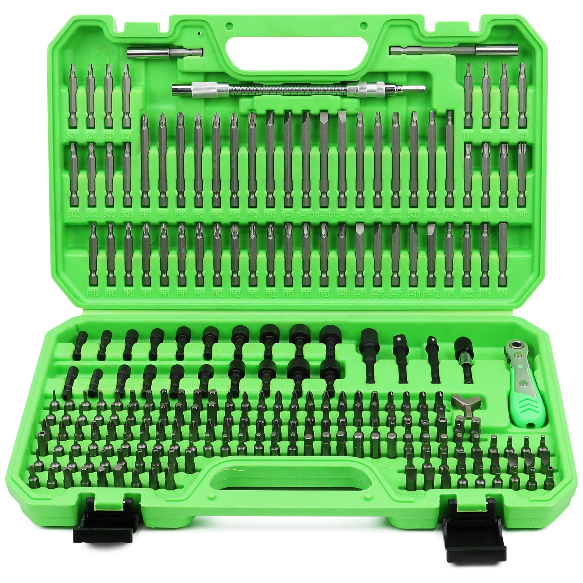 SWANLAKE 232PCS Ultimate Screwdriver Bit Set,Chrome Vanadium Steel ...