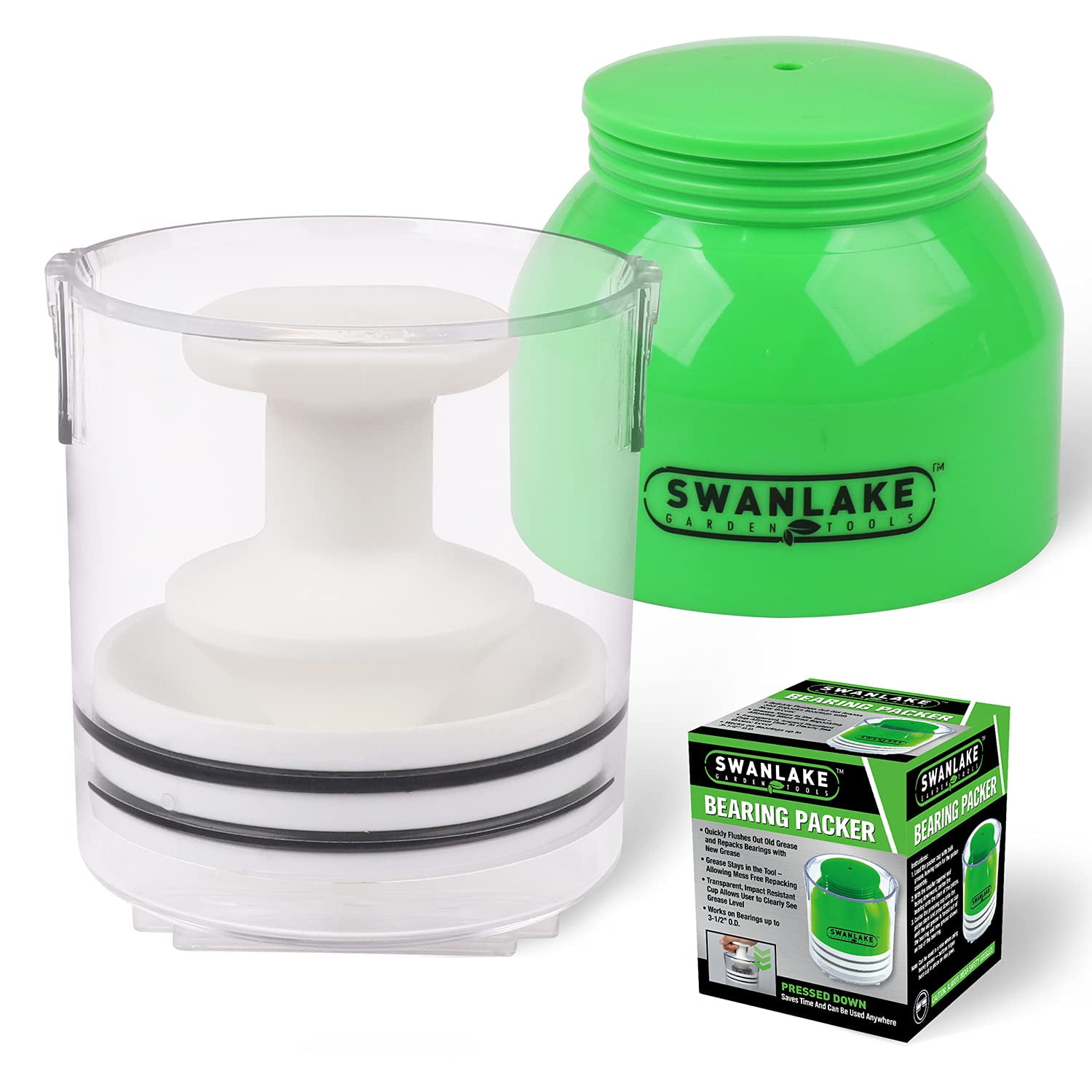 SWANLAKE Hand Bearing Packer,Wheel Bearing Packer Tool,Portable Bearing ...