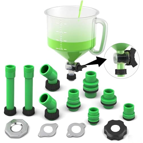 SWANLAKE No-Spill Coolant Funnel Kit,Spill Proof Funnel Bleeder with ...