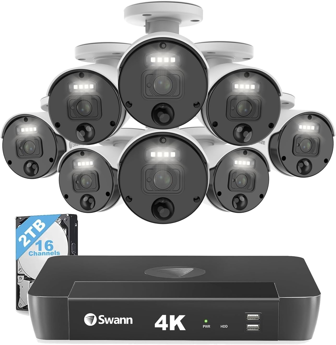 Customer reviews for SWANN 4K Master Security Camera System, 8pcs PoE ...