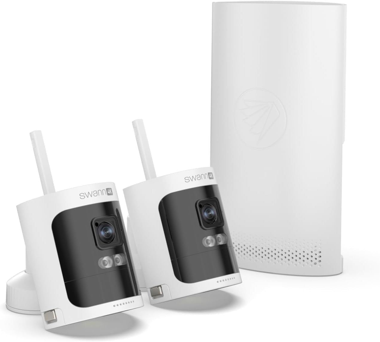 SWANN AllSecure 4K Wireless NVR Security System 2-Cam Kit, Security ...