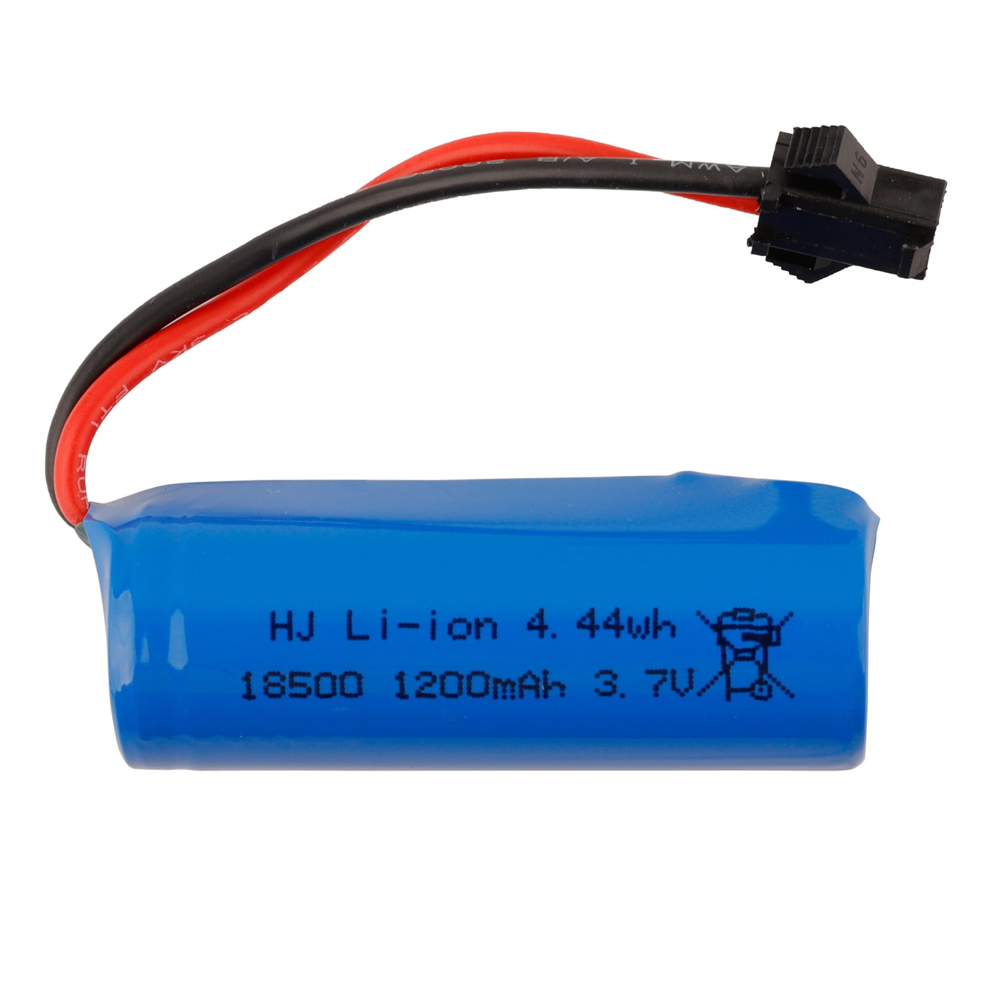 SWARK 3.7V 1200mAh 18500 Rechargeable Li-ion Battery SM-2P Joint with ...