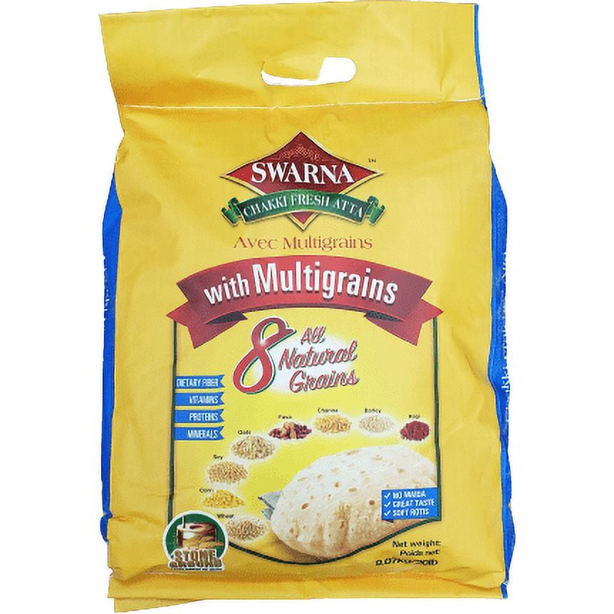 SWARNA MULTIGRAIN ATTA 10 LBS. - Walmart.com