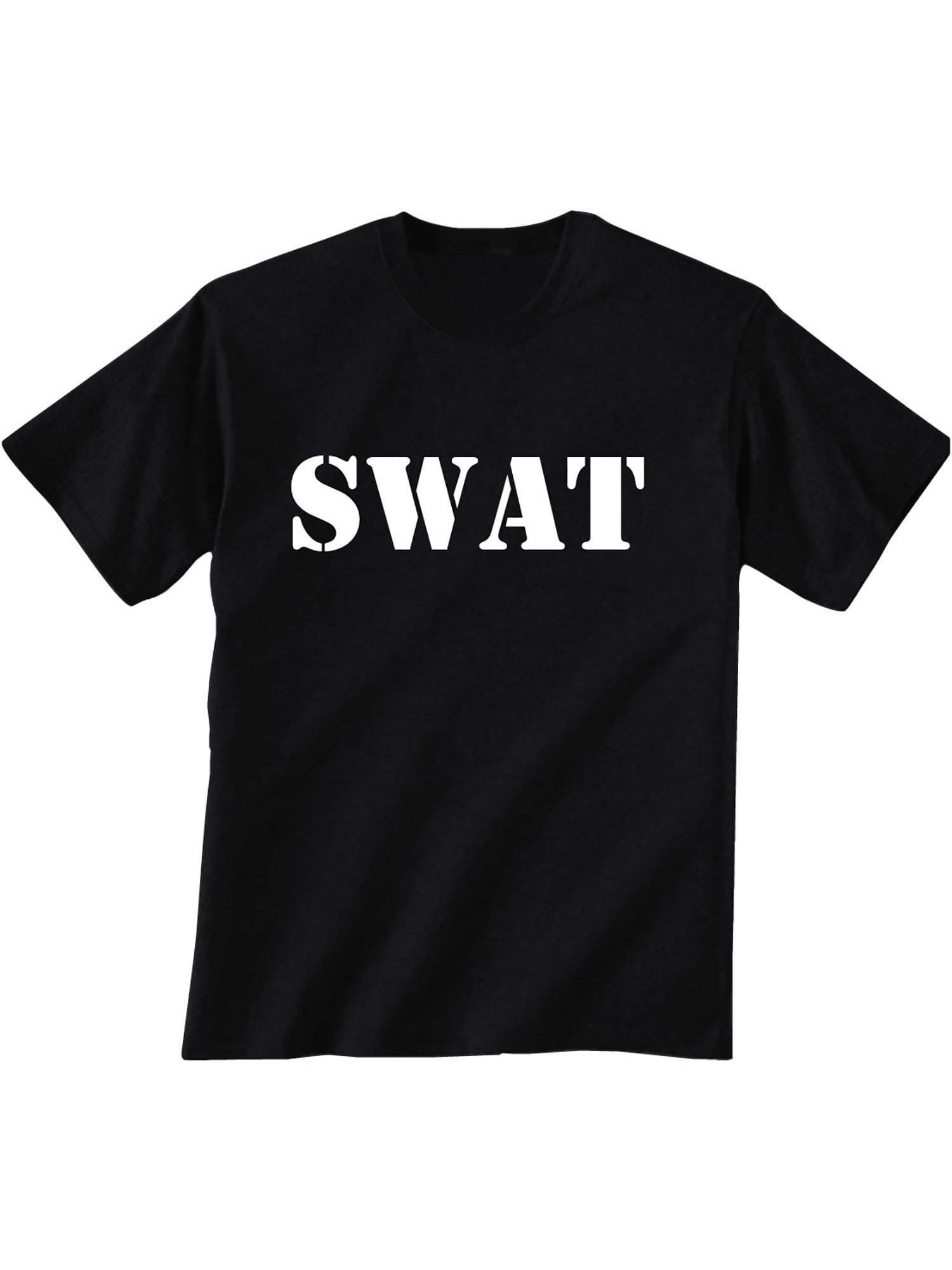 SWAT Double-sided print short sleeve T-Shirt in Black - Walmart.com