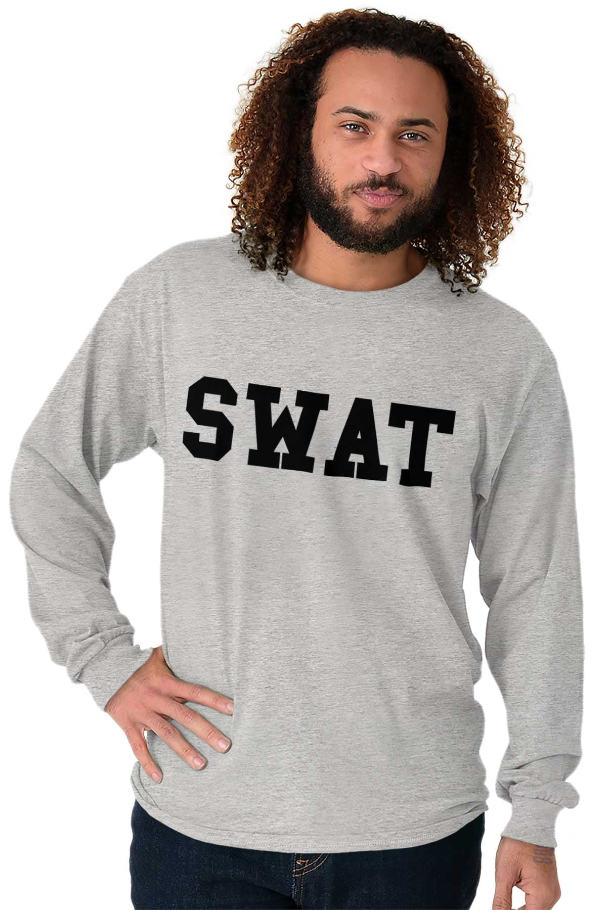 SWAT Team USA Officer United States Long Sleeve TShirt Men Women Brisco ...