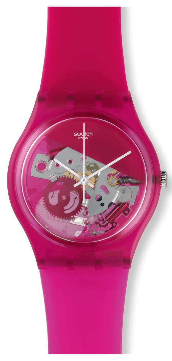 Swatch Grana-Tech Quartz Pink Dial Ladies Watch GP146 - Walmart.com