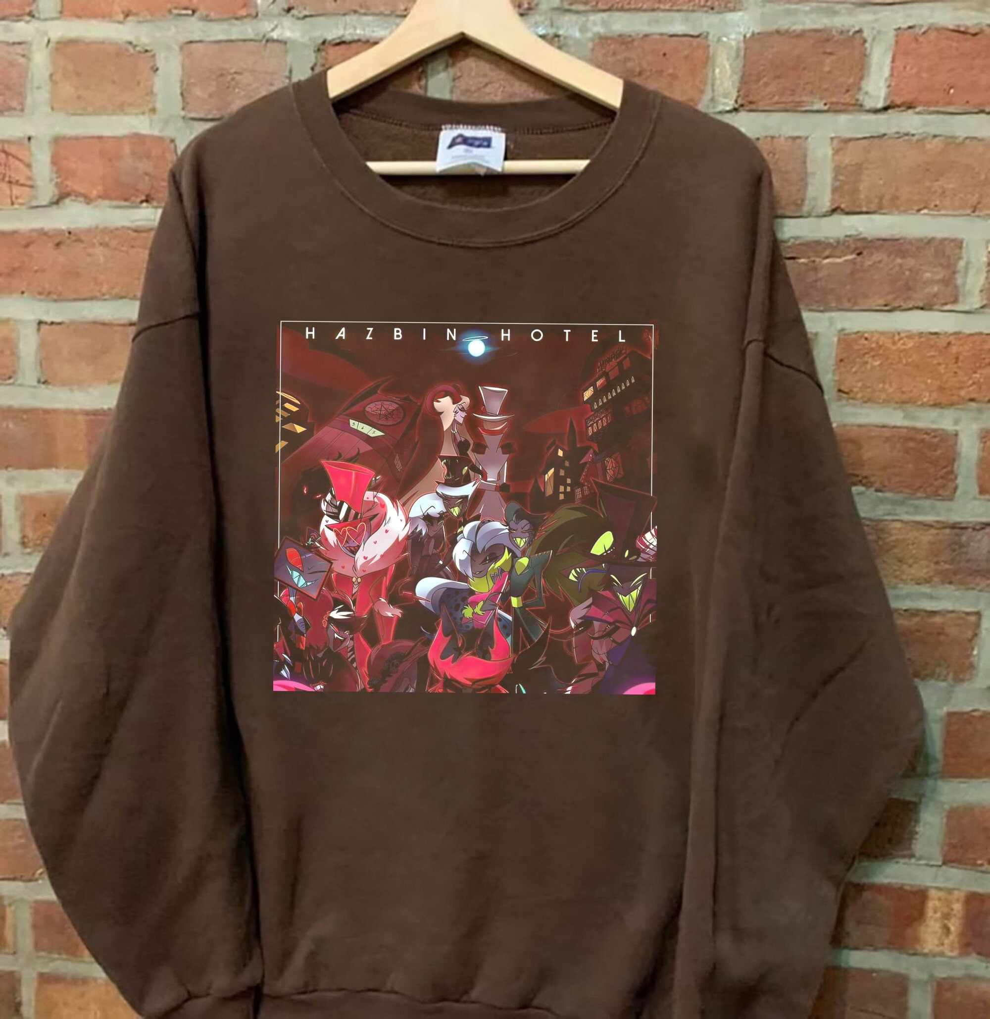 SWEATSHIRT Alastor Hazbin Hotel Characters Shirt, Alastor Hazbin Hotel ...