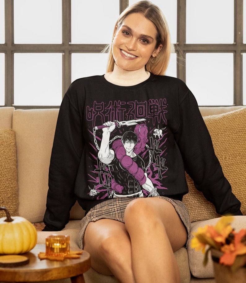 SWEATSHIRT JJK Toji Fushiguro Sweater Jujutsu Kaisen Gojo Satoru ...