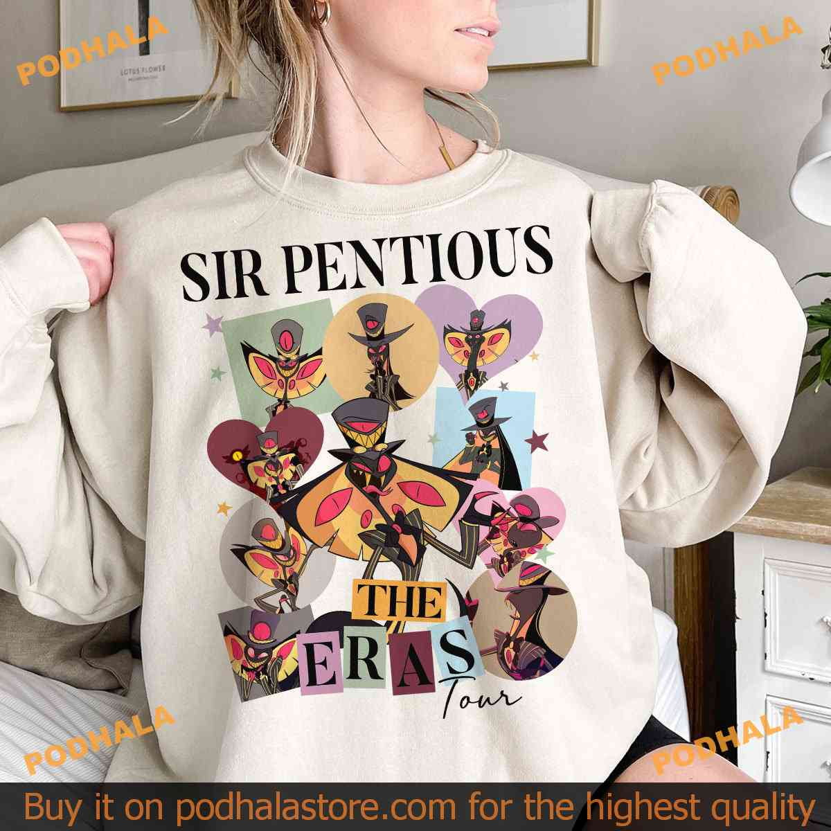 SWEATSHIRT Sir Pentious Hazbin Hotel Tour Shirt, Unique Helluva Boss ...