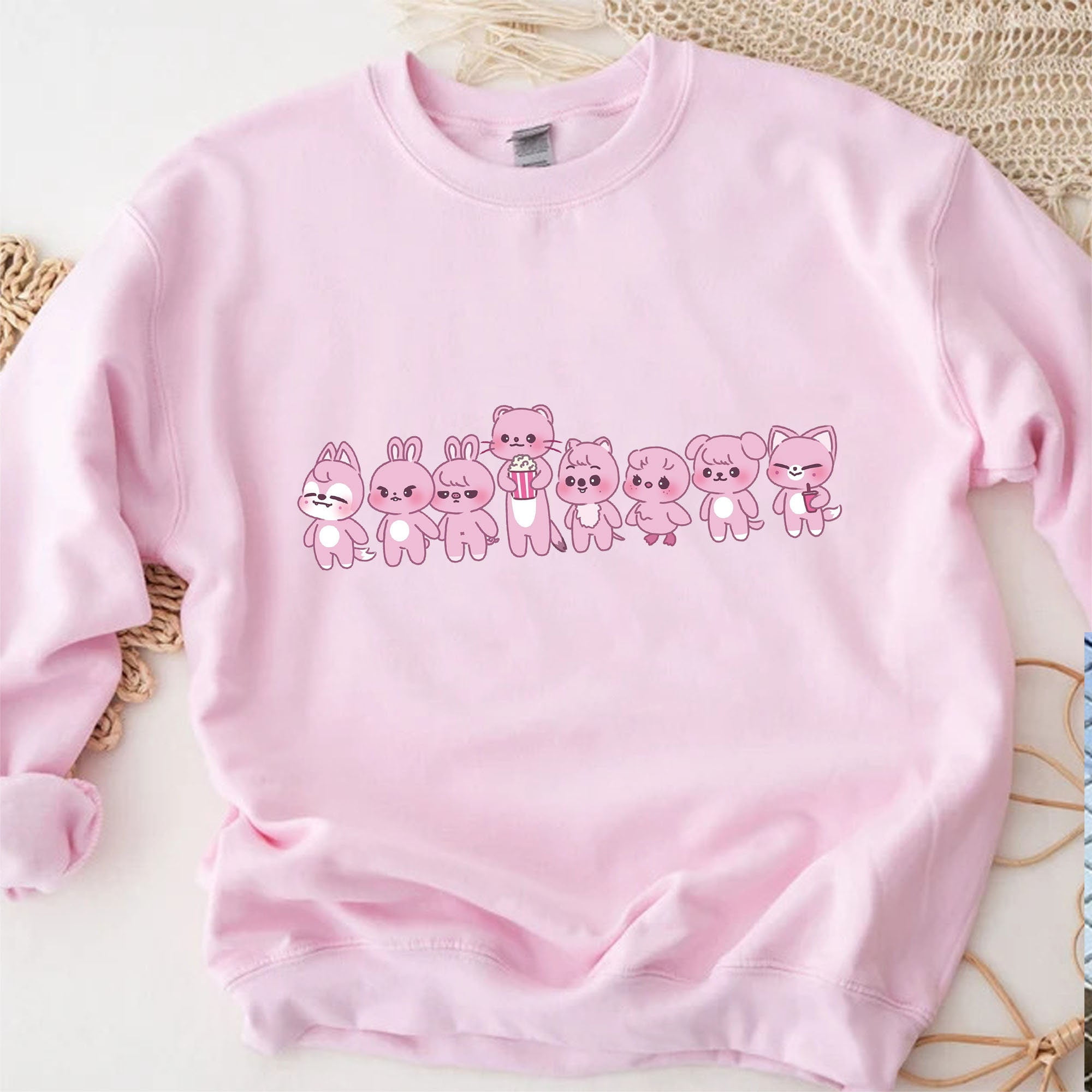 SWEATSHIRT Stray Kids Pinky Skzoo Shirt, Bang Chan Lee Know Changbin ...