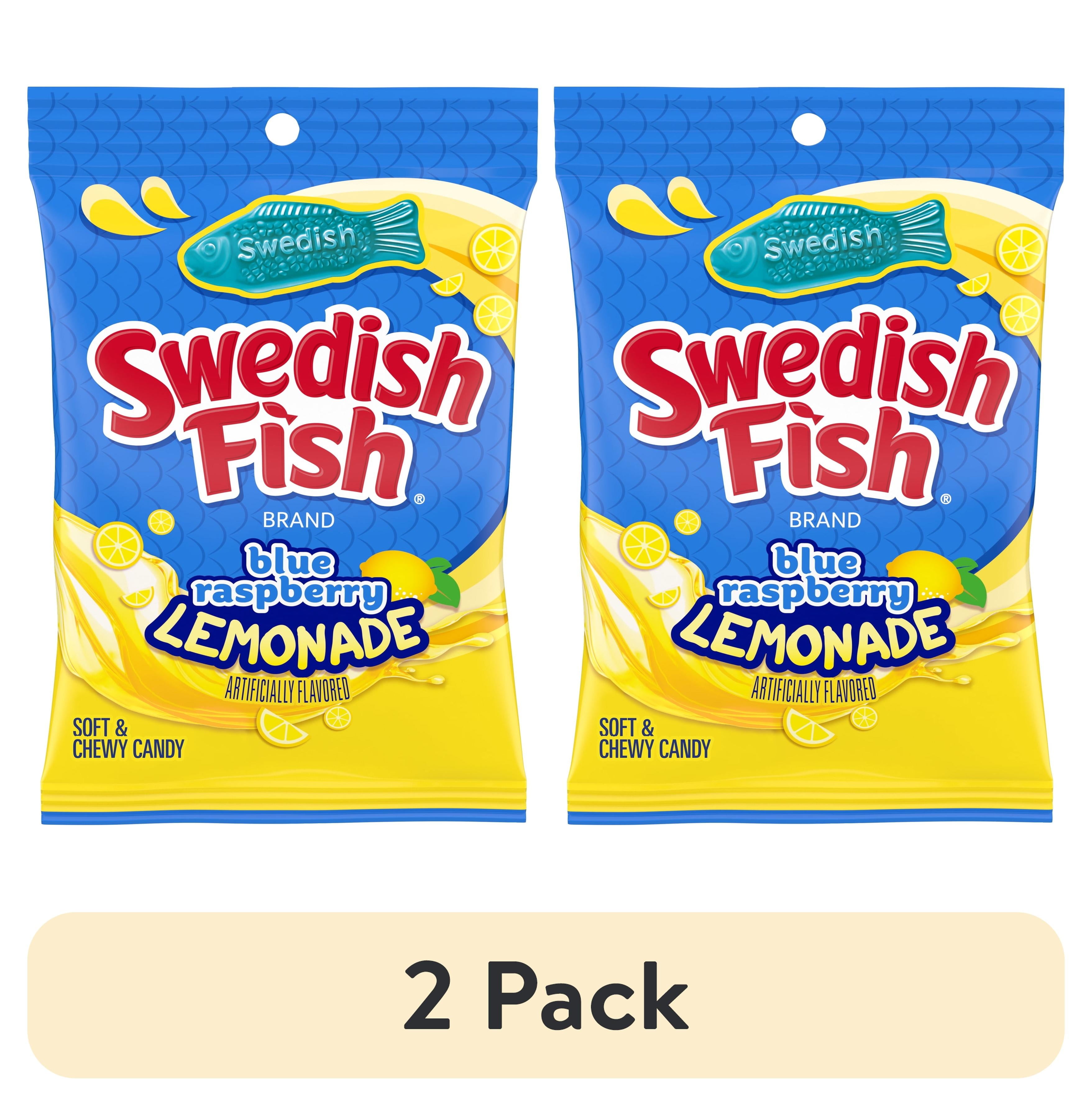 (2 pack) SWEDISH FISH BLUE RASPBERRY LEMONADE SOFT CANDY 8.04 OZ ...
