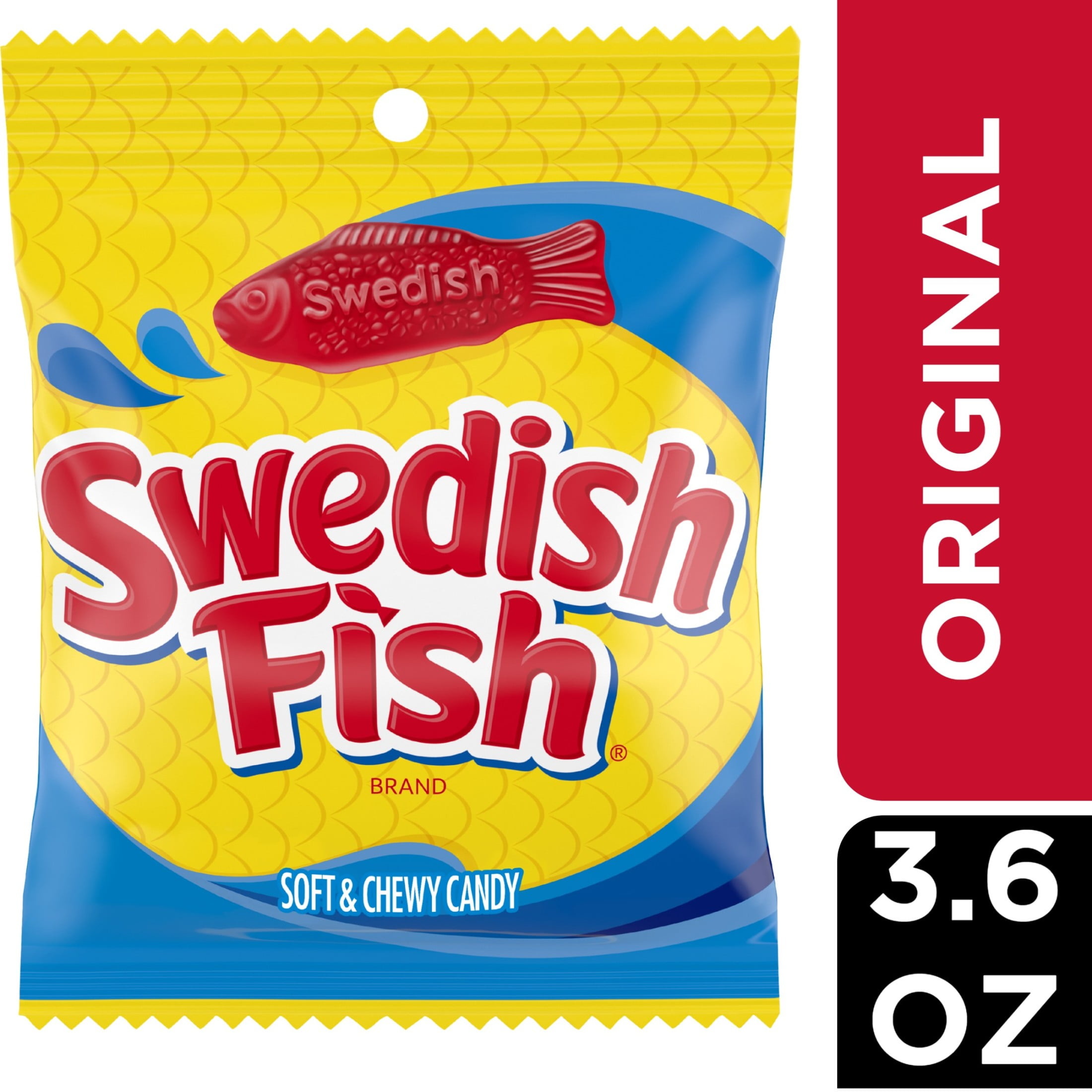 SWEDISH FISH Soft & Chewy Candy, 3.6 oz-Pack of 2 - Walmart.com