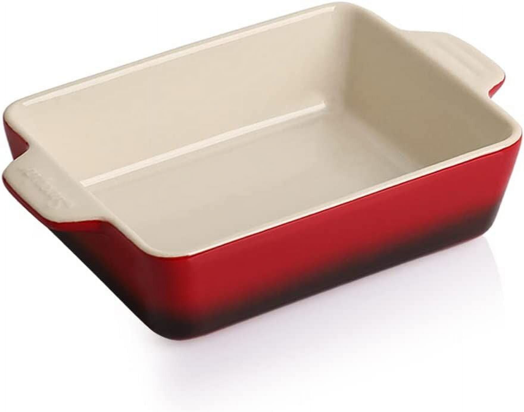 SWEEJAR Ceramic Baking Dish - Rectangular Small Baking Pan - with ...