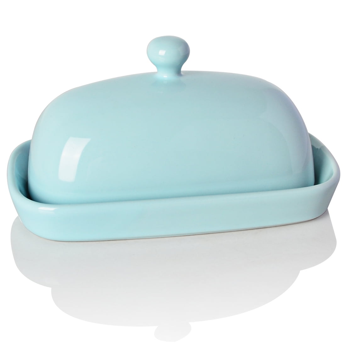 SWEEJAR Ceramics Butter Dish with Lid, Butter Keeper Container, East ...