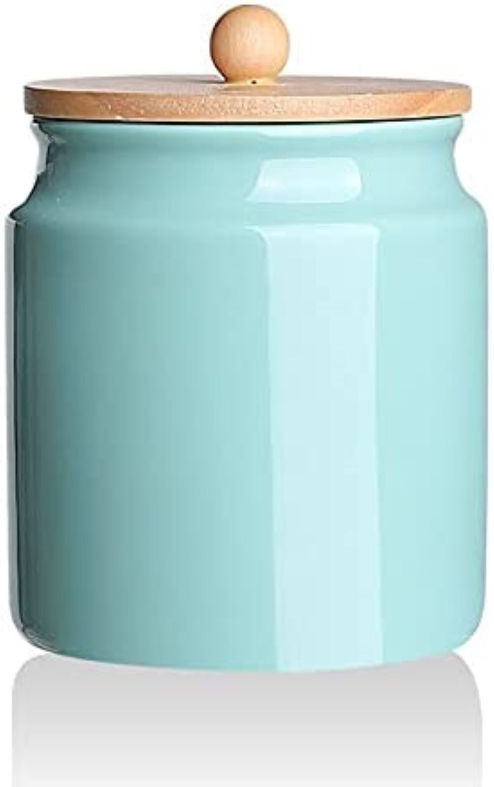 SWEEJAR Kitchen Canisters, 28 FLOZ Ceramic Food Storage Jar with Bamboo ...