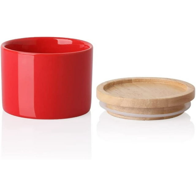 SWEEJAR Kitchen Canisters Ceramic Food Storage Jar, Stackable ...