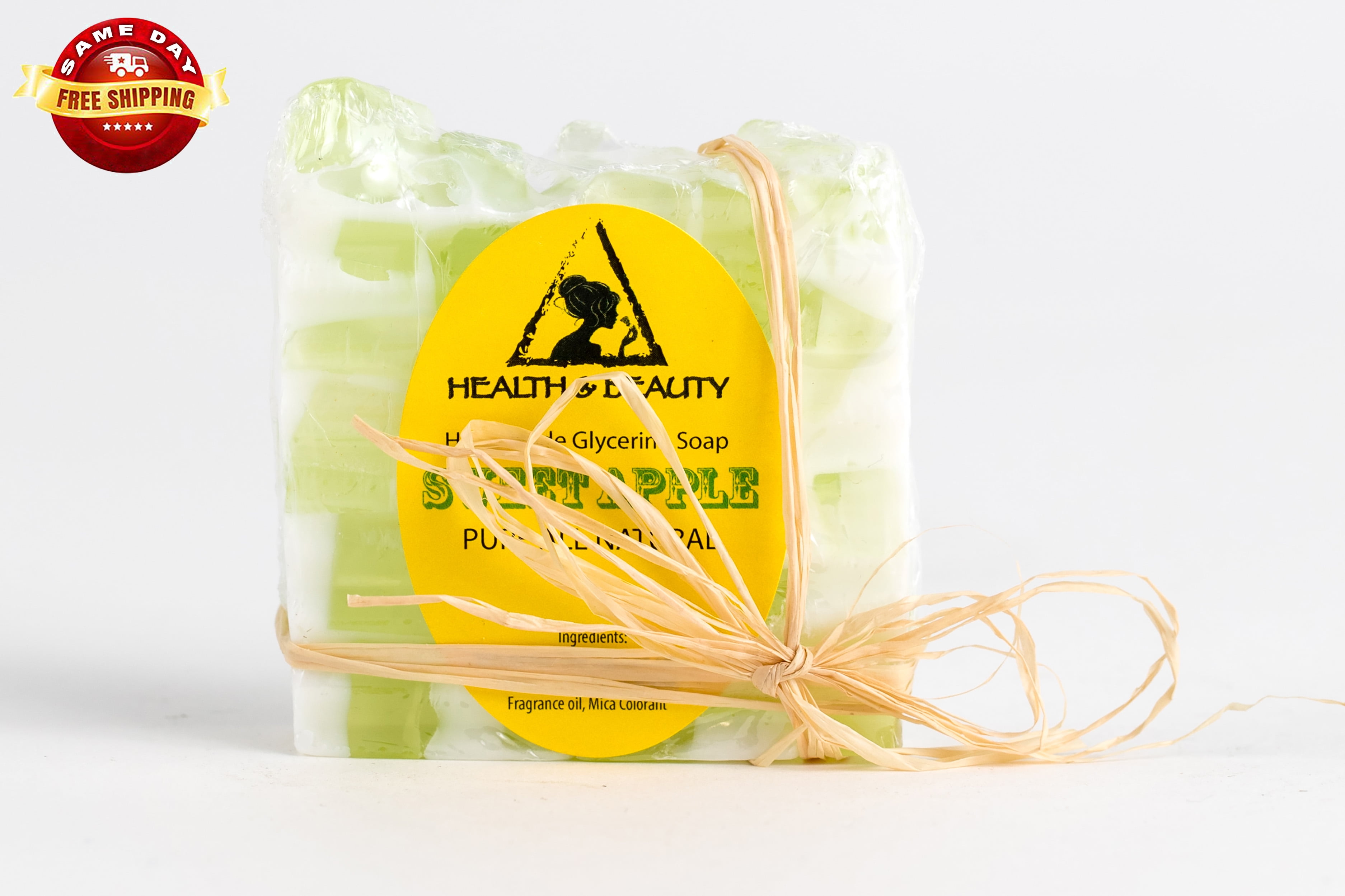 SWEET APPLE SOAP BAR HAND MADE NATURAL RELAXING MOISTURIZING BODY ...