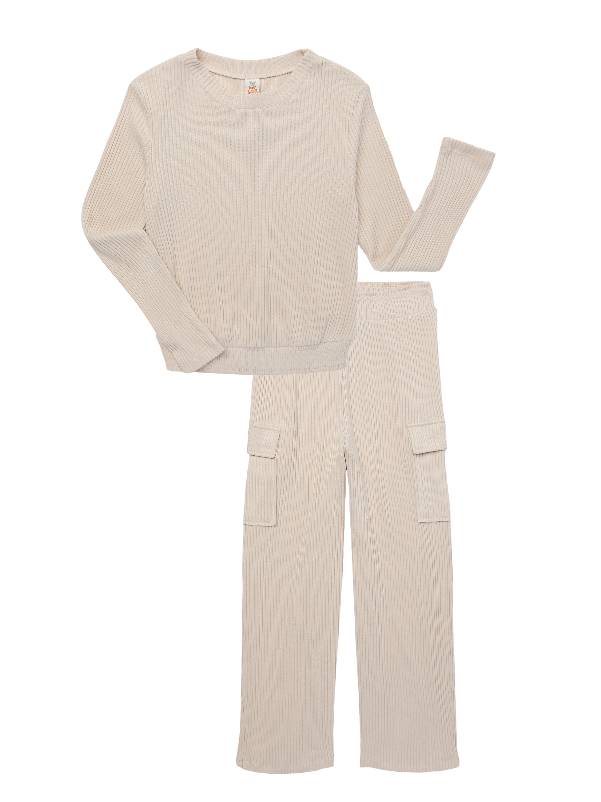 Sweet Butterfly Girls Rib Knit Set, Sizes 7-16 - Walmart.com