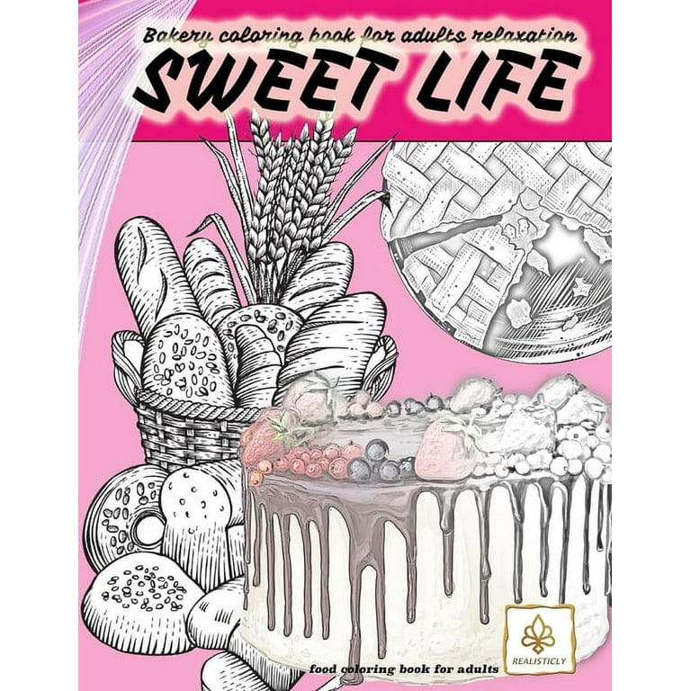 baked goods coloring book