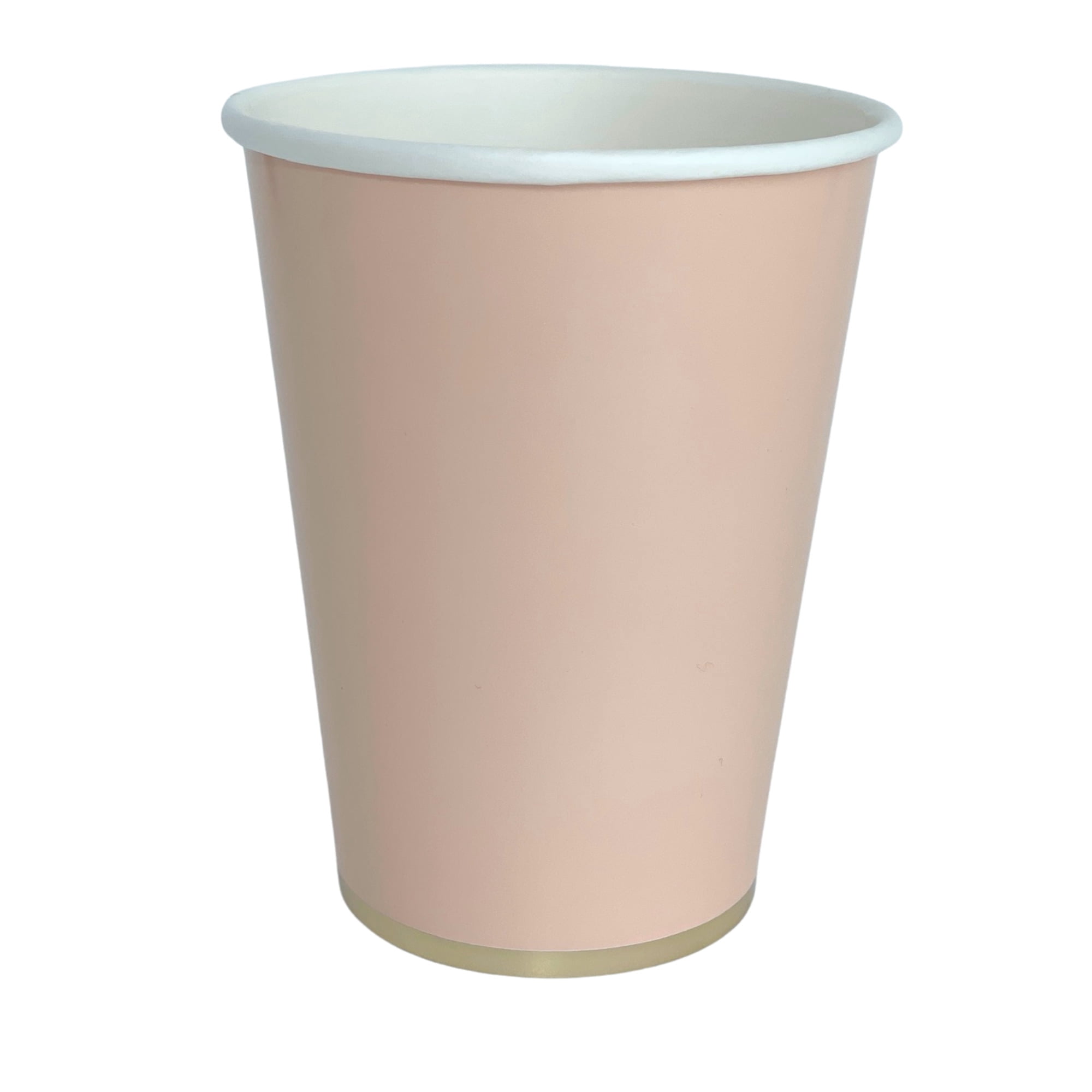 Bonjour Fête Peach Paper Party Cups, Disposable Party Supplies, 8 Count ...