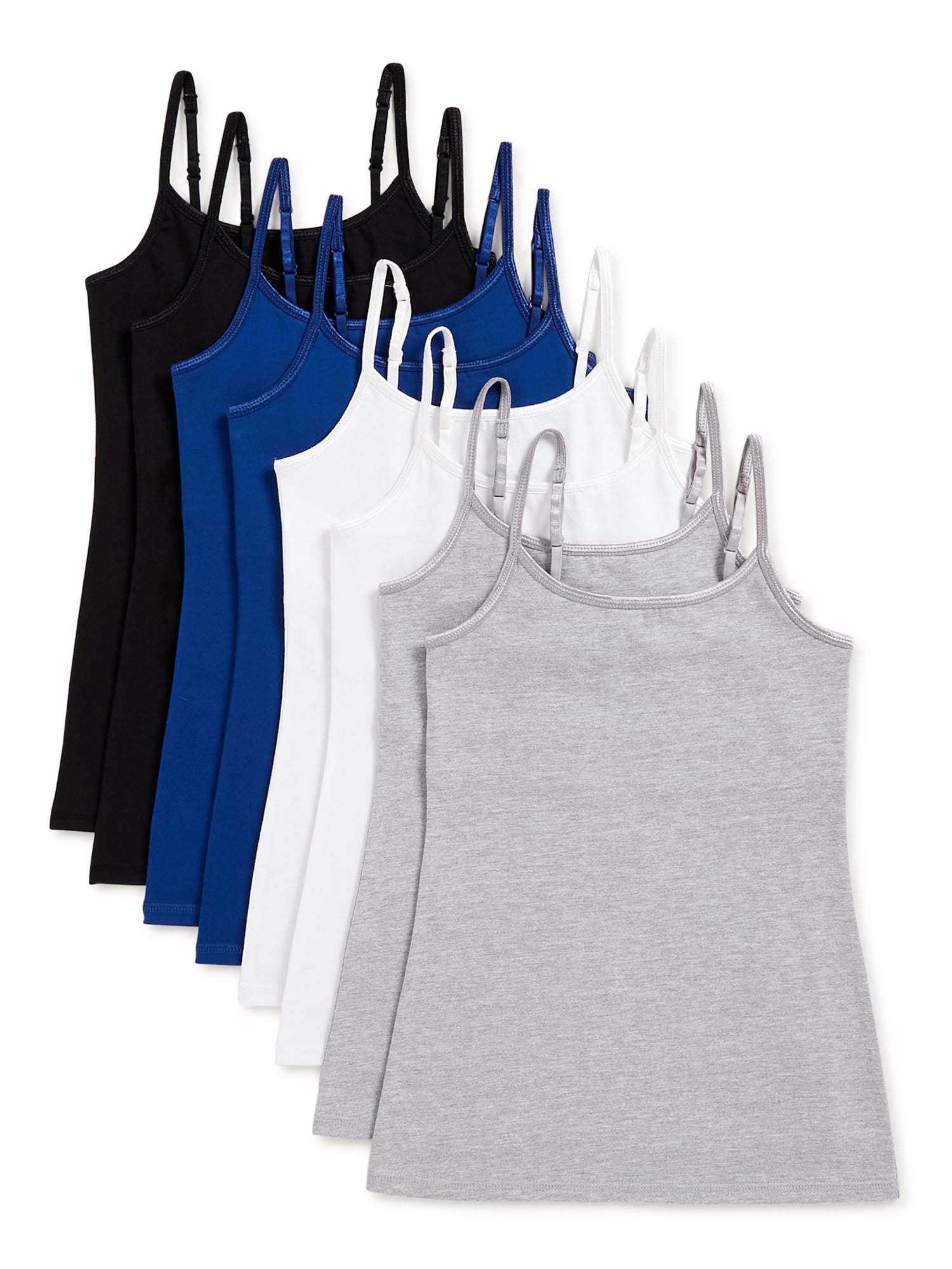 SWEET PRINCESS Adjustable Built-in Bra Cotton & Spandex, Camisoles 8 ...