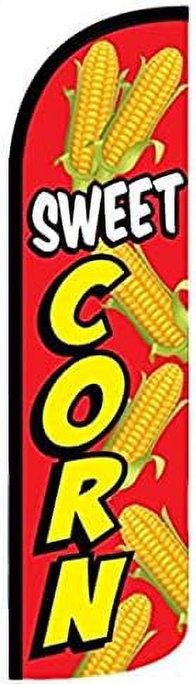 SWEET RN - Wind Swooper Flag Feather Banner Sign 3x11.5 ft Tall (Flag ...