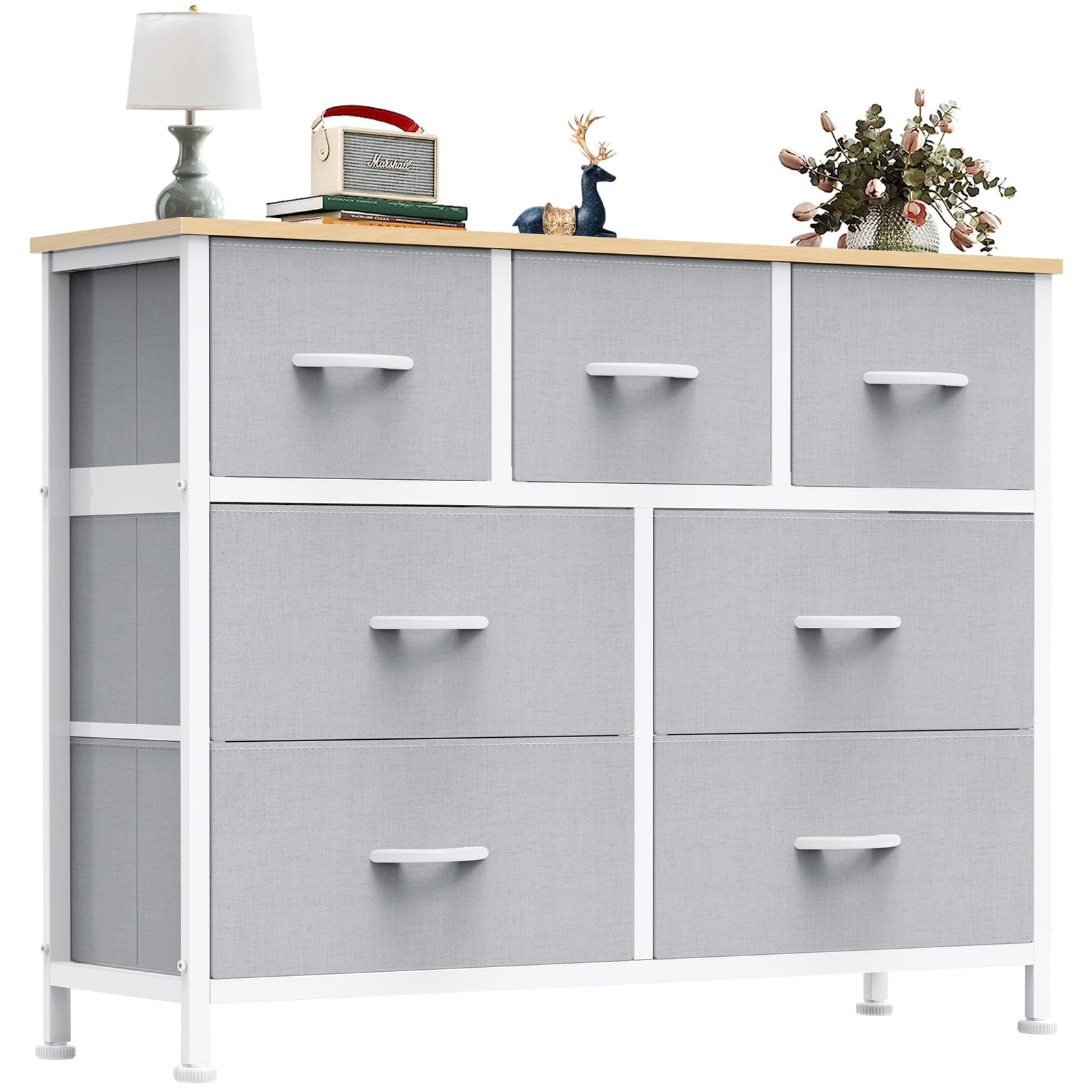 SWEETCRISPY Dresser With 7 Drawers, Storage Chest For Bedroom, Closet ...