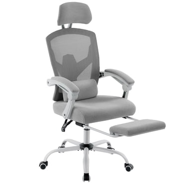 ATMILD Leather High Back Executive Office Chair with Ergonomic Lumbar ...