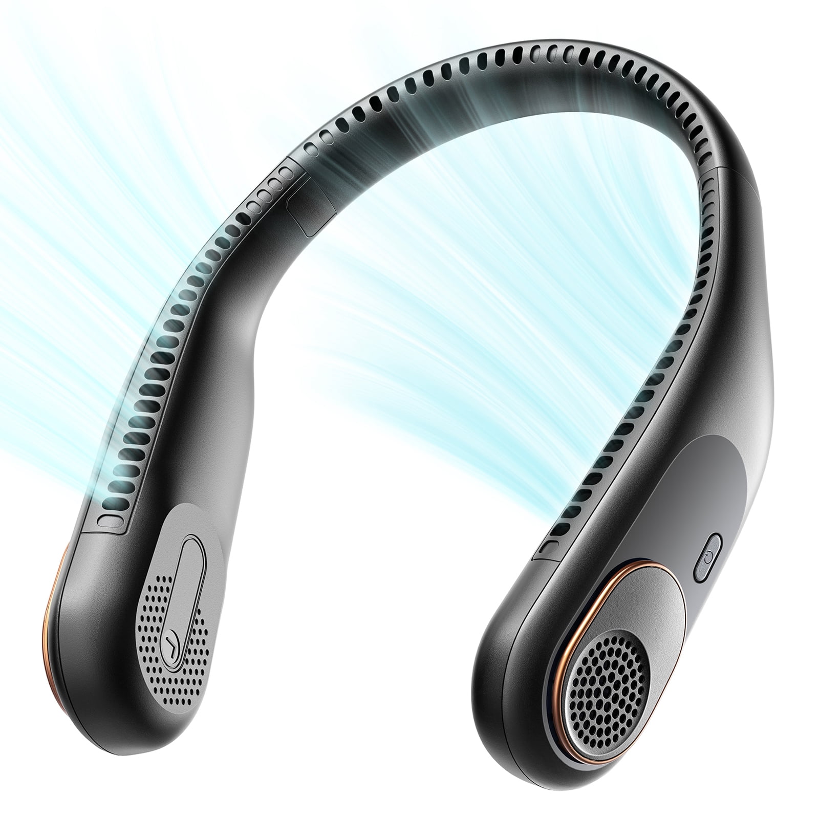 SWEETFULL Portable Neck Fan, 360° Cooling Bladeless Personal Fan, No ...