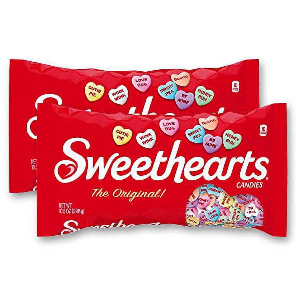 Sweethearts Valentine's Day Candy Messages for Kids, 10.5 OZ Bag - Pack ...