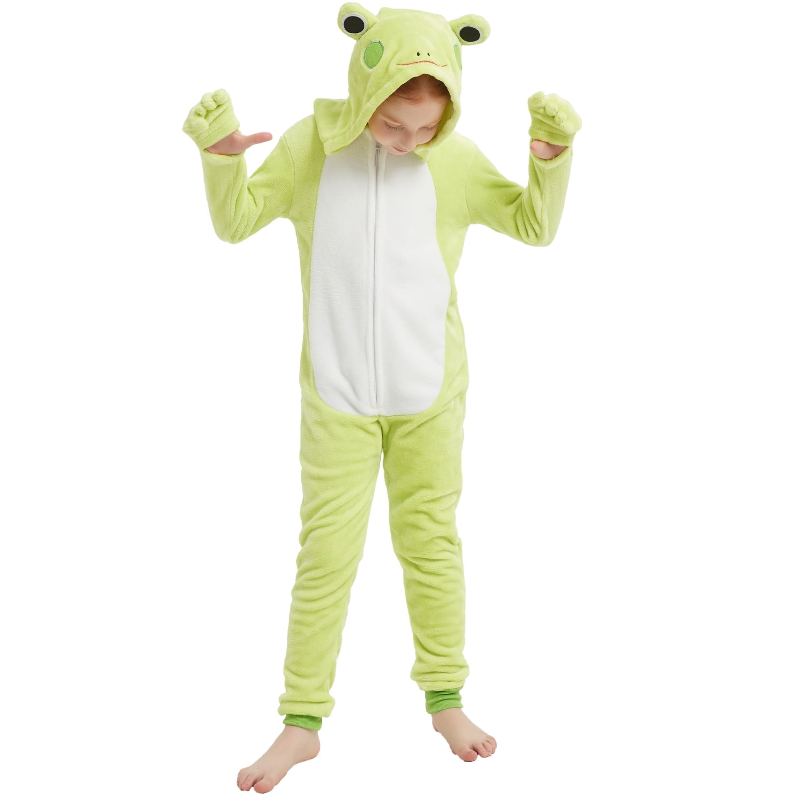 SWEETXIN Kids One-Piece Pajamas Halloween Snug Plush Costume Sleepwear ...
