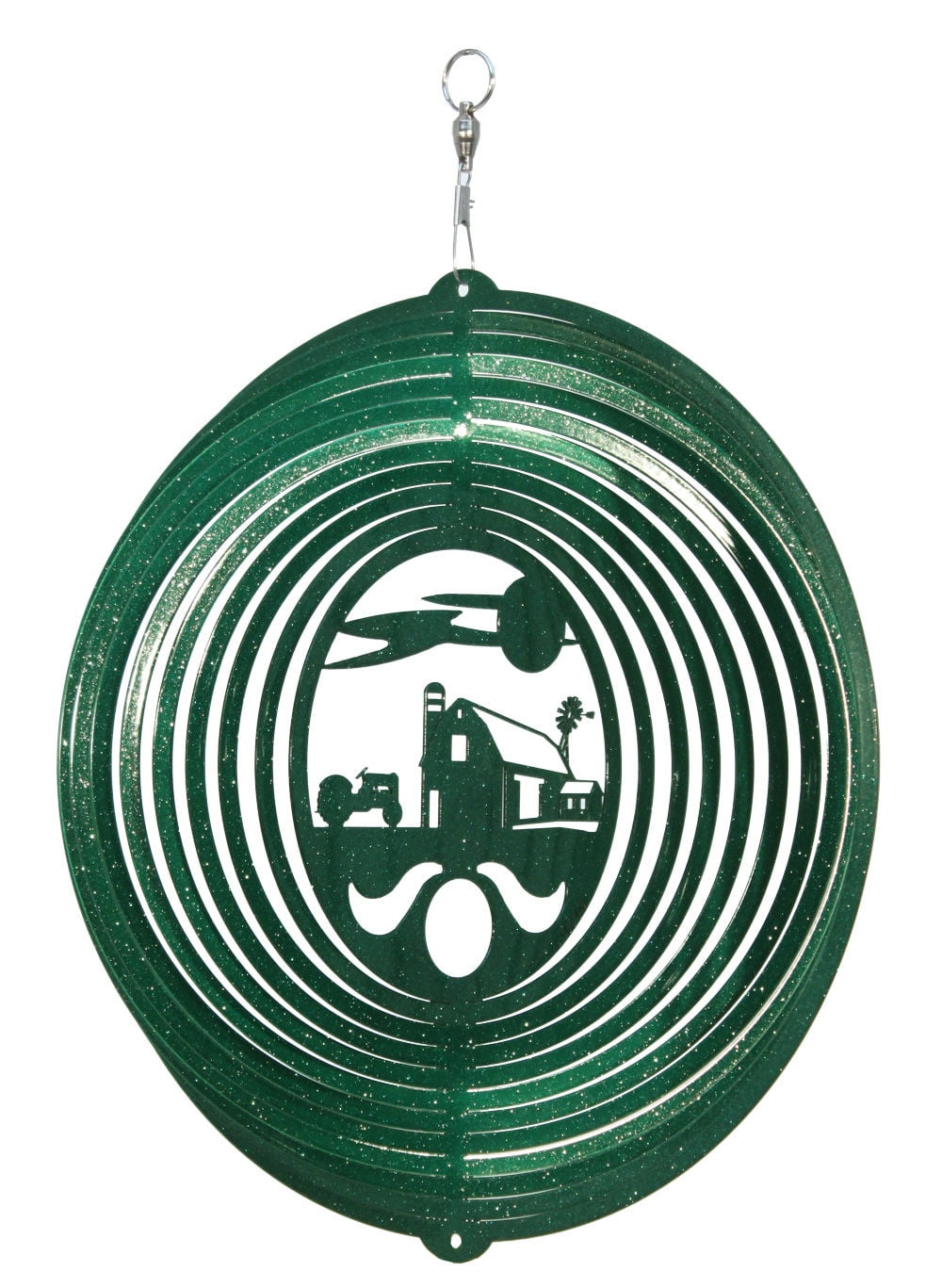 SWEN Products FARM CIRCLE TRACTOR Swirly Metal Wind Spinner - Walmart.com