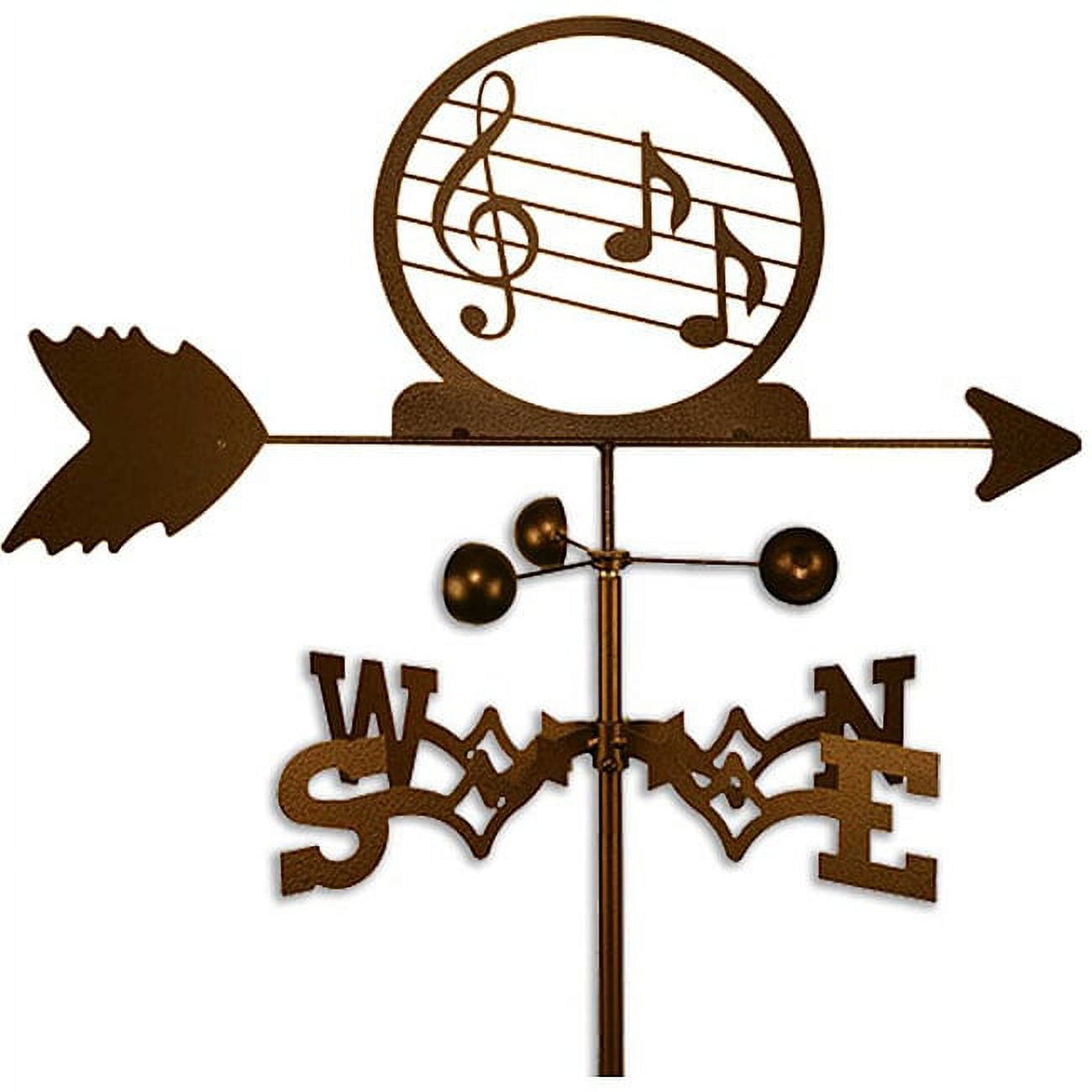 SWEN Products Inc Handmade Music Notes Trebel Clef Weathervane ...