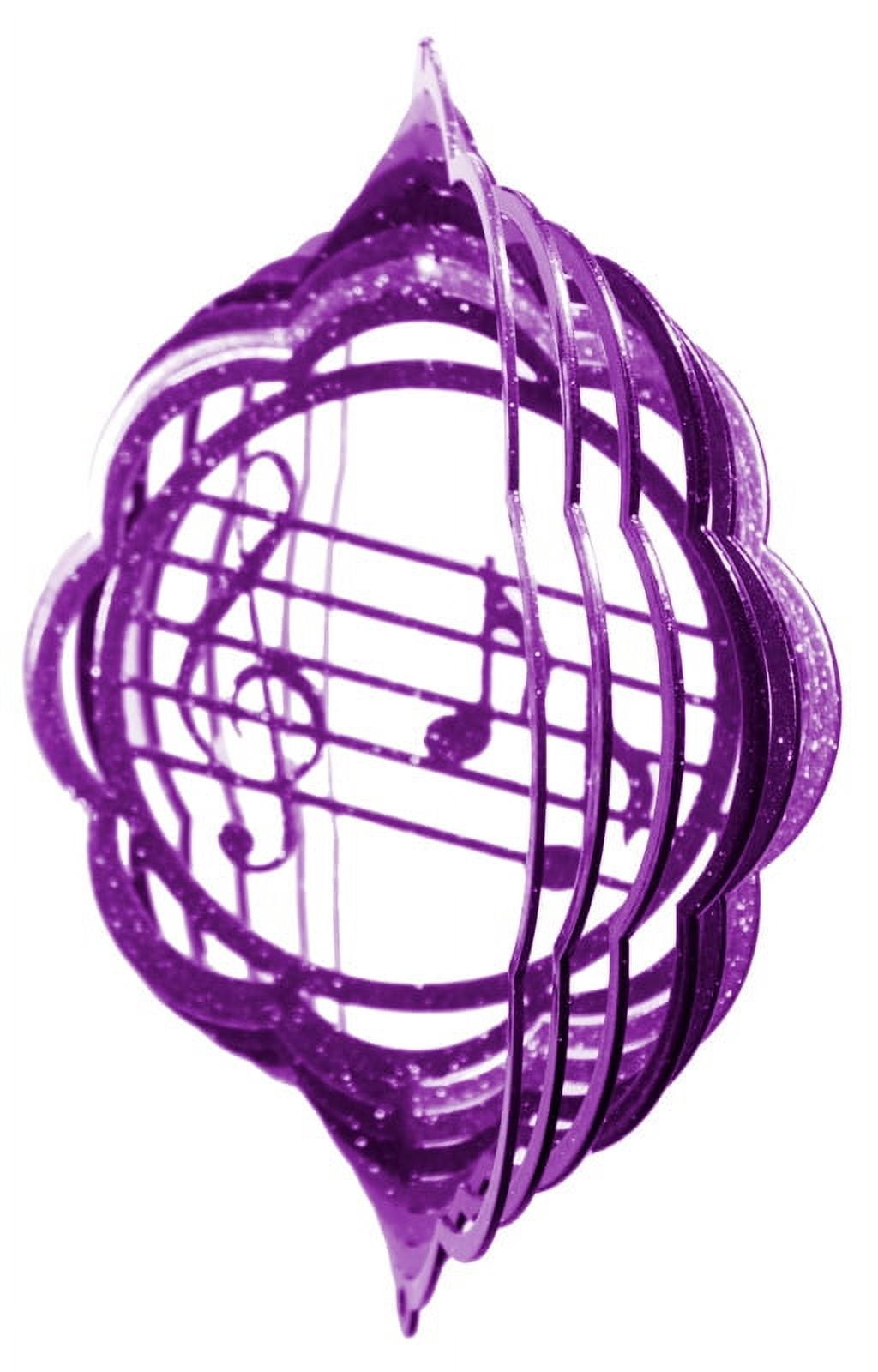 SWEN Products MUSIC NOTE Swirly Metal Wind Spinner - Walmart.com