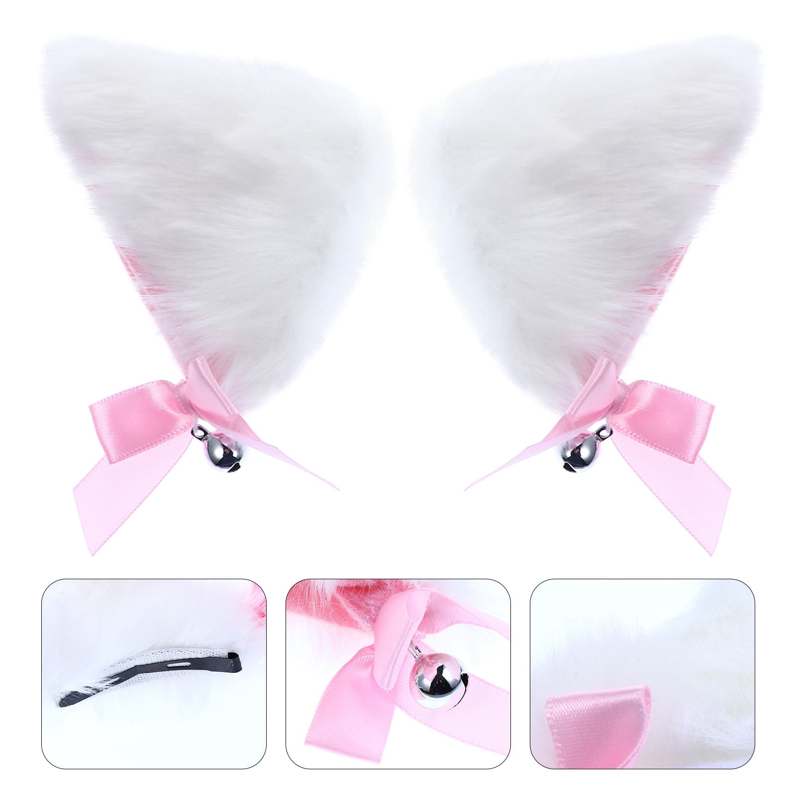 SWETRACE Cat Ears Hair Clip Plastic Style Halloween Party Accessory 1 ...