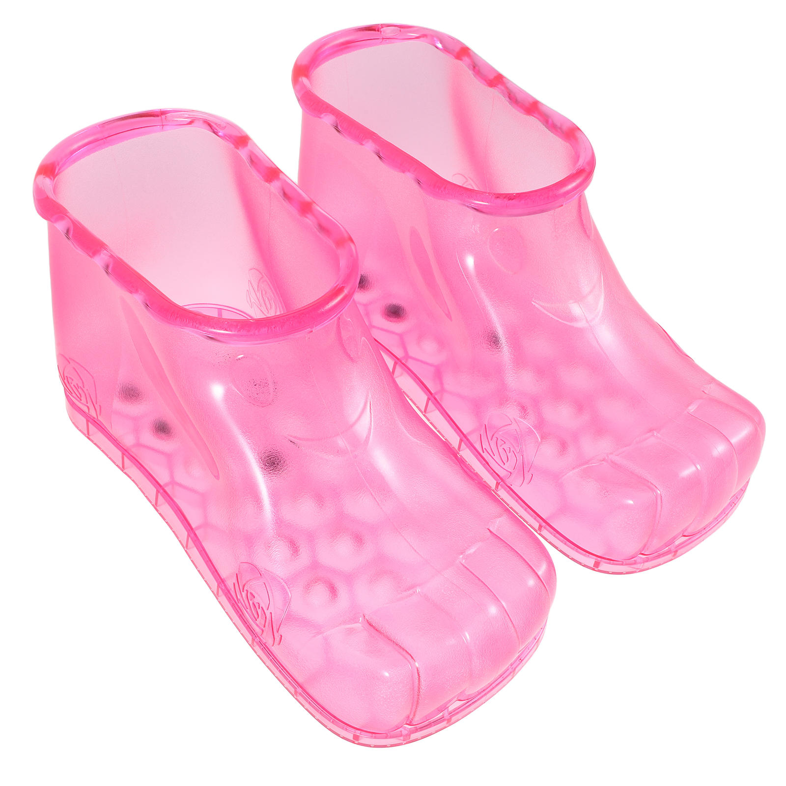 SWETRACE 1 Pair Foot Basin for Soaking Feet Rosy PVC Tall Cylinder 10 ...