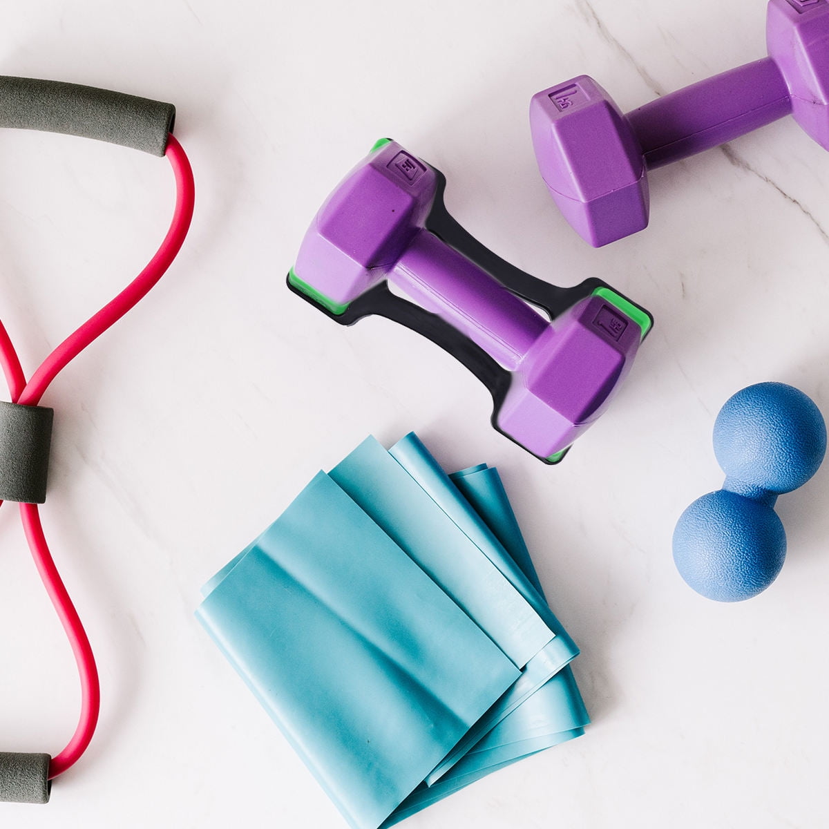 SWETRACE 1 Pair Green Dumbbell Rack Stand Abs Material Prevent Rolling ...