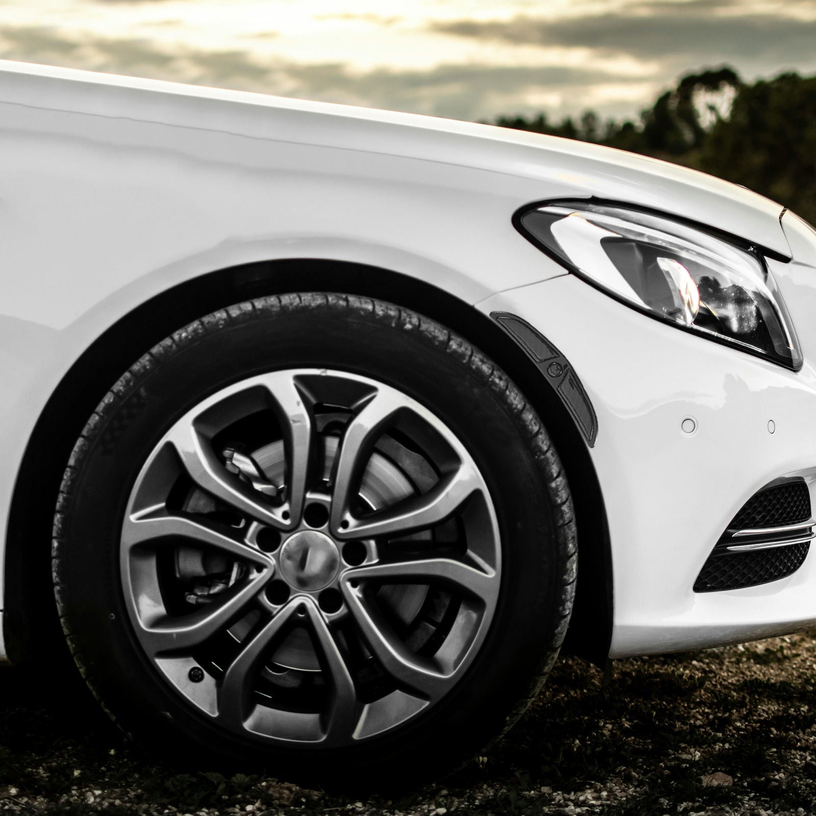 SWETRACE 1 Pair Universal Design Car Wheel Eyebrow Arch Trim in Black ...