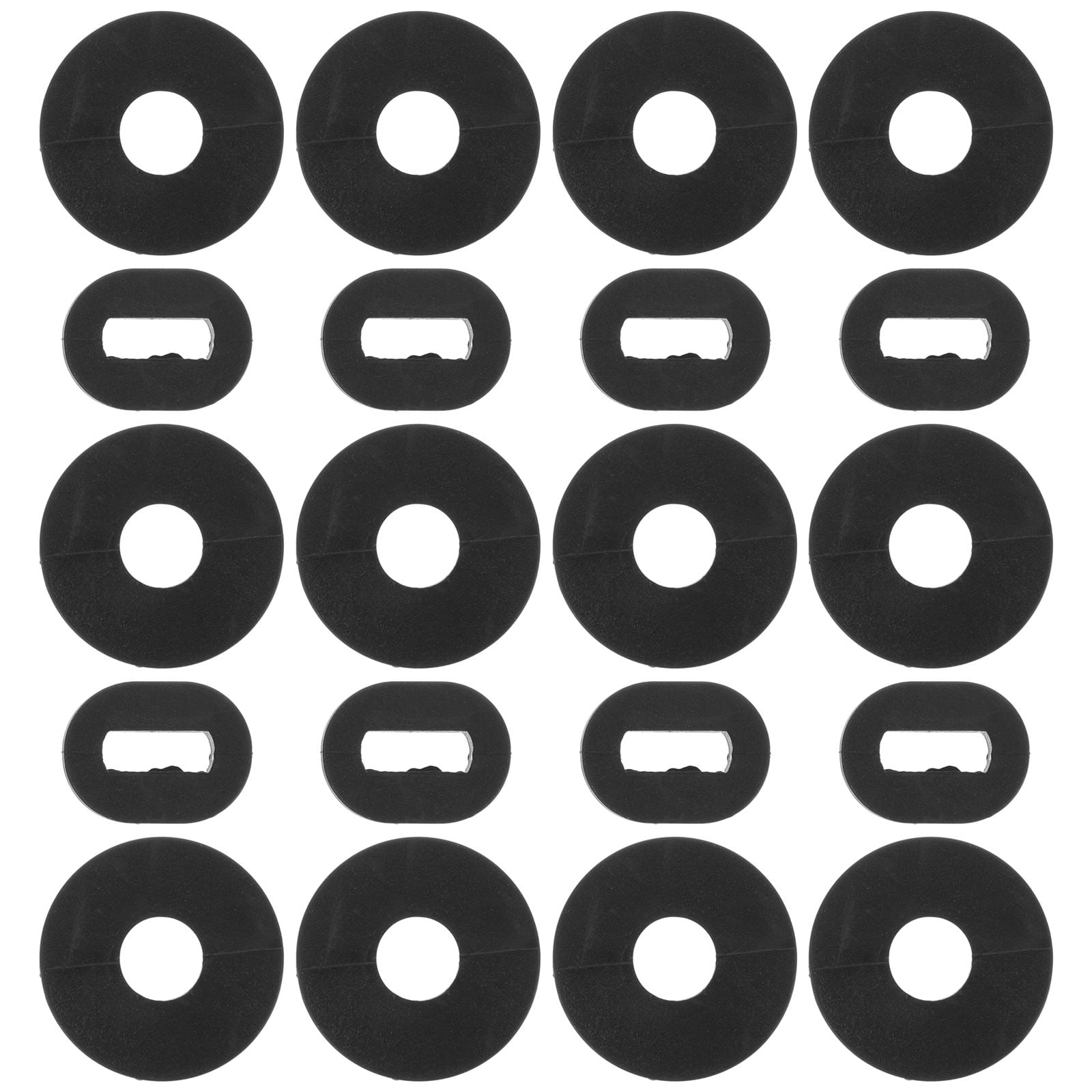 SWETRACE Motorcycle Side Cover Rubber Grommets Black 1Set 2.50X2.50X0 ...