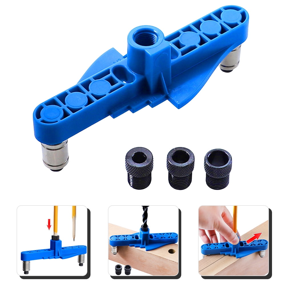 SWETRACE 1 Set Blue ABS Dowel Jig for Woodworking with Rectangular ...