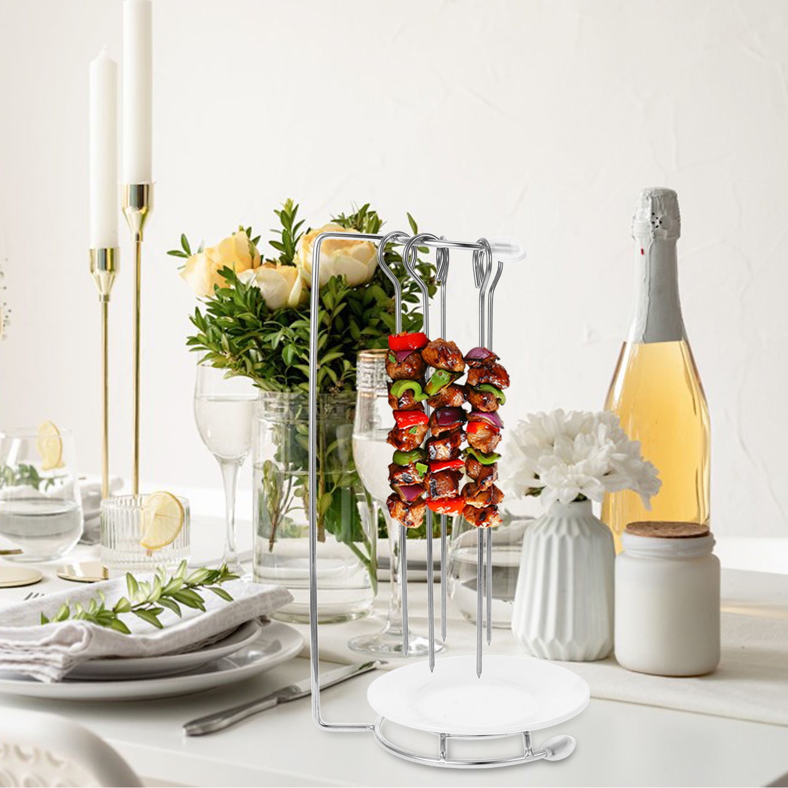 SWETRACE Corn On Cob Holders Bbq Skewer Rack Multi 1 Set - Walmart.com