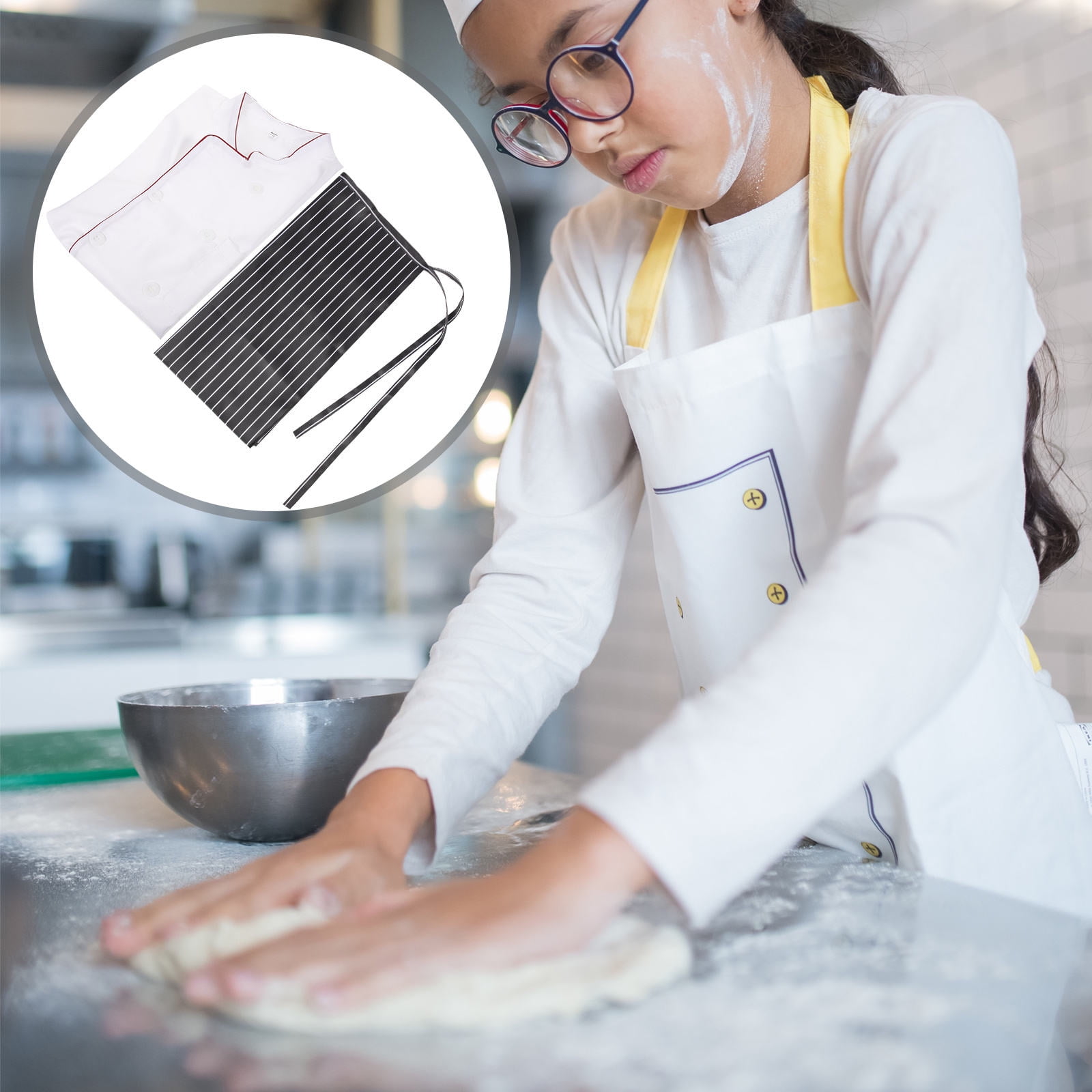 SWETRACE Outdoor Chef Coat White Cloth 1 Set Spatter Proof - Walmart.com