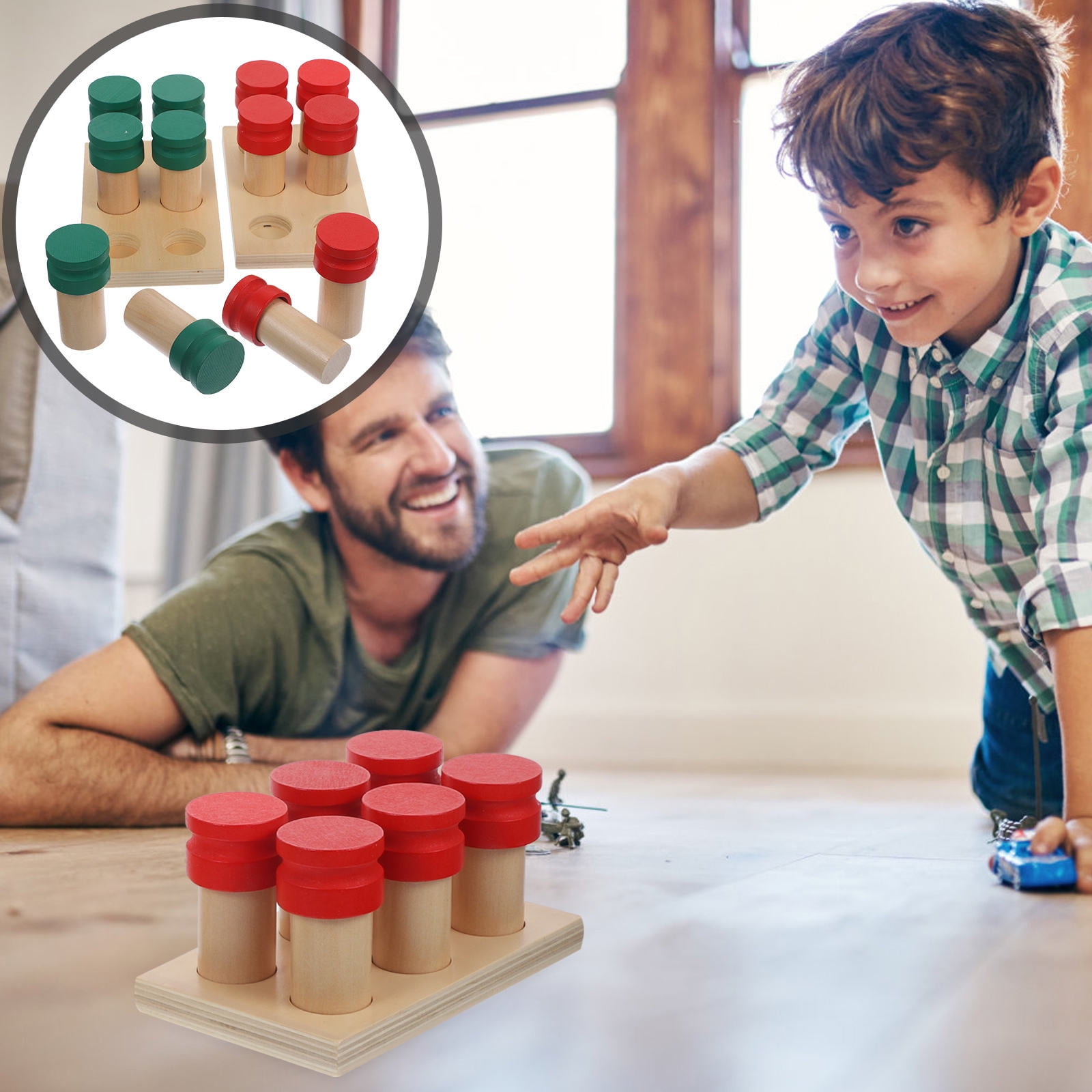 SWETRACE 1 Set Sensory Table Toys Smell Bottle Toy Wood Material Early ...